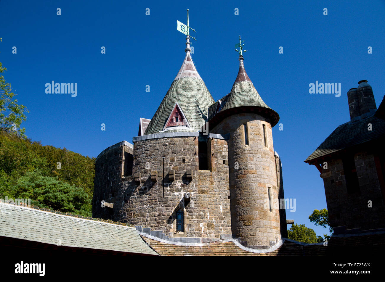 Castell Coch, Tongwynlais, Cardiff, Südwales, UK Stockfotografie - Alamy