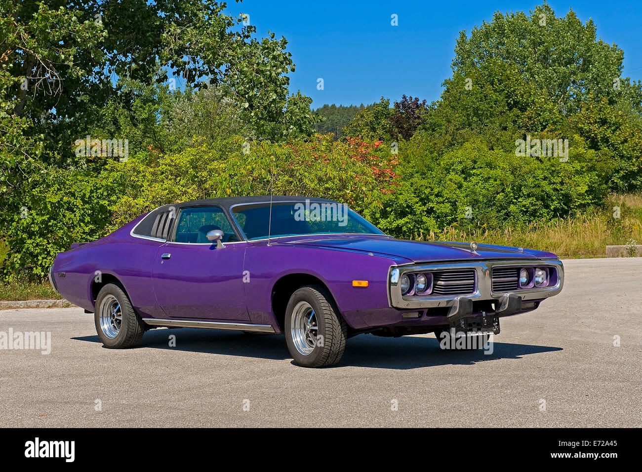 Oldtimer Dodge Charger SE, Baujahr 1974 Stockfotografie - Alamy