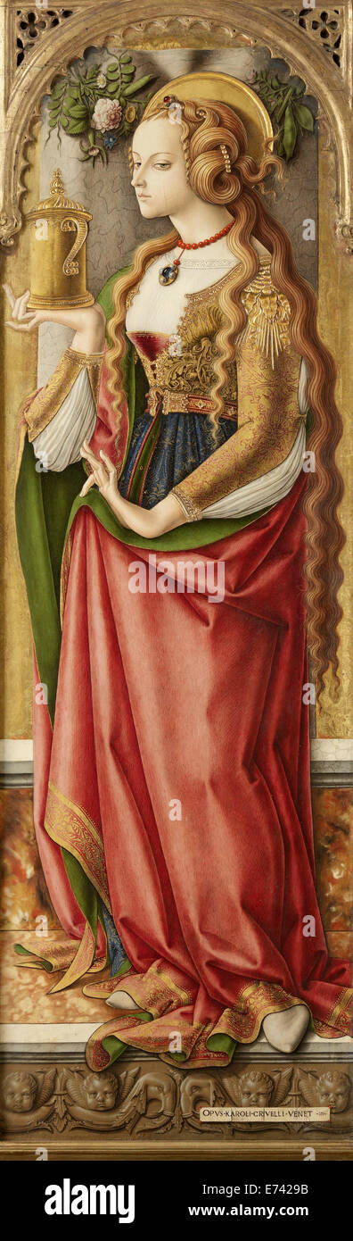 Maria Magdalena 1480 Carlo Crivelli Stockfotos und -bilder Kaufen - Alamy