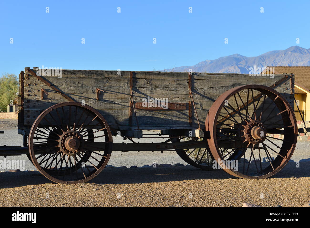 Bauxit-Mine-Museum bei Furnace Creek Stockfotografie - Alamy