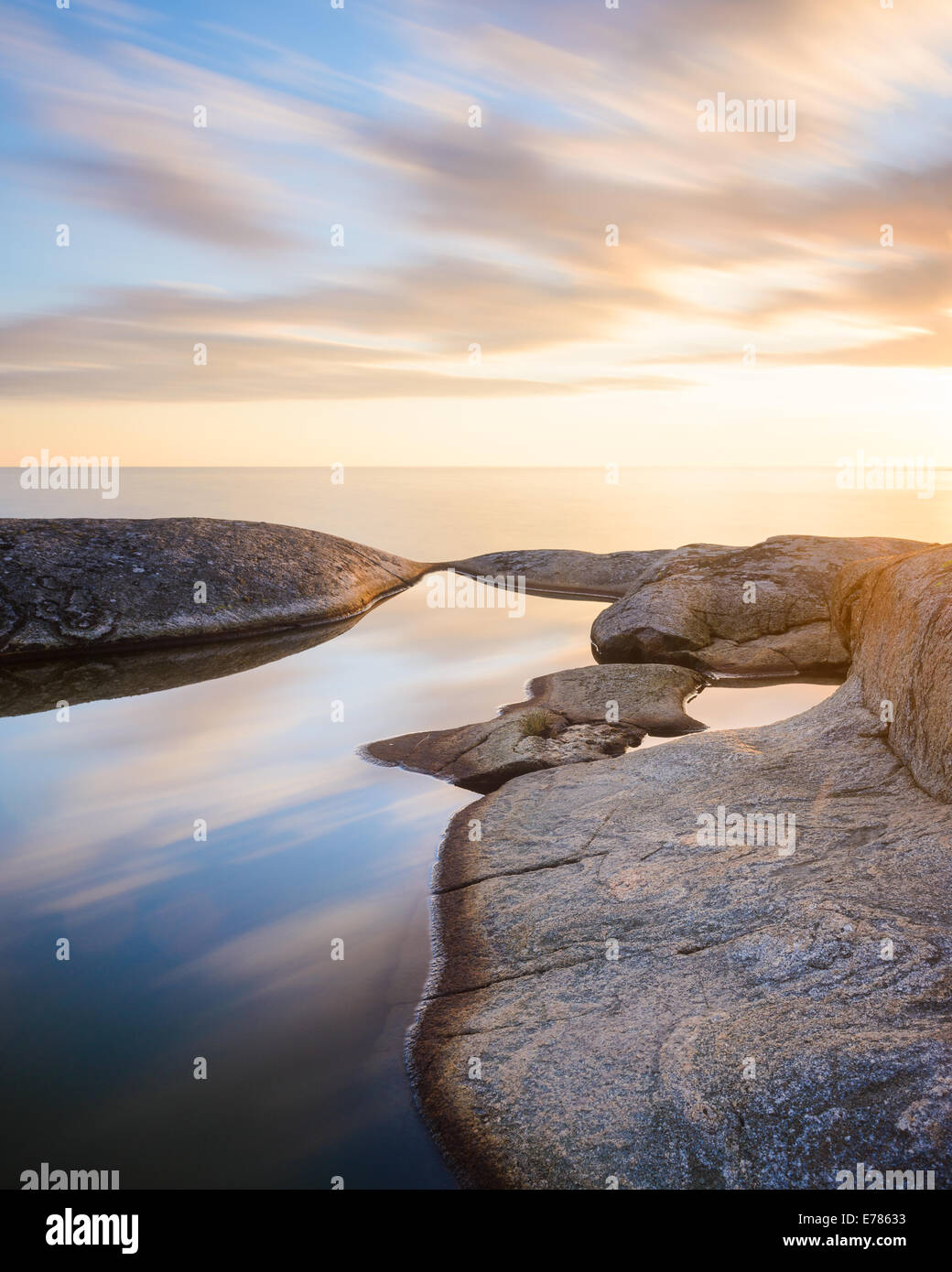 Rock pool sonnenaufgang Stockfotos und -bilder Kaufen - Alamy