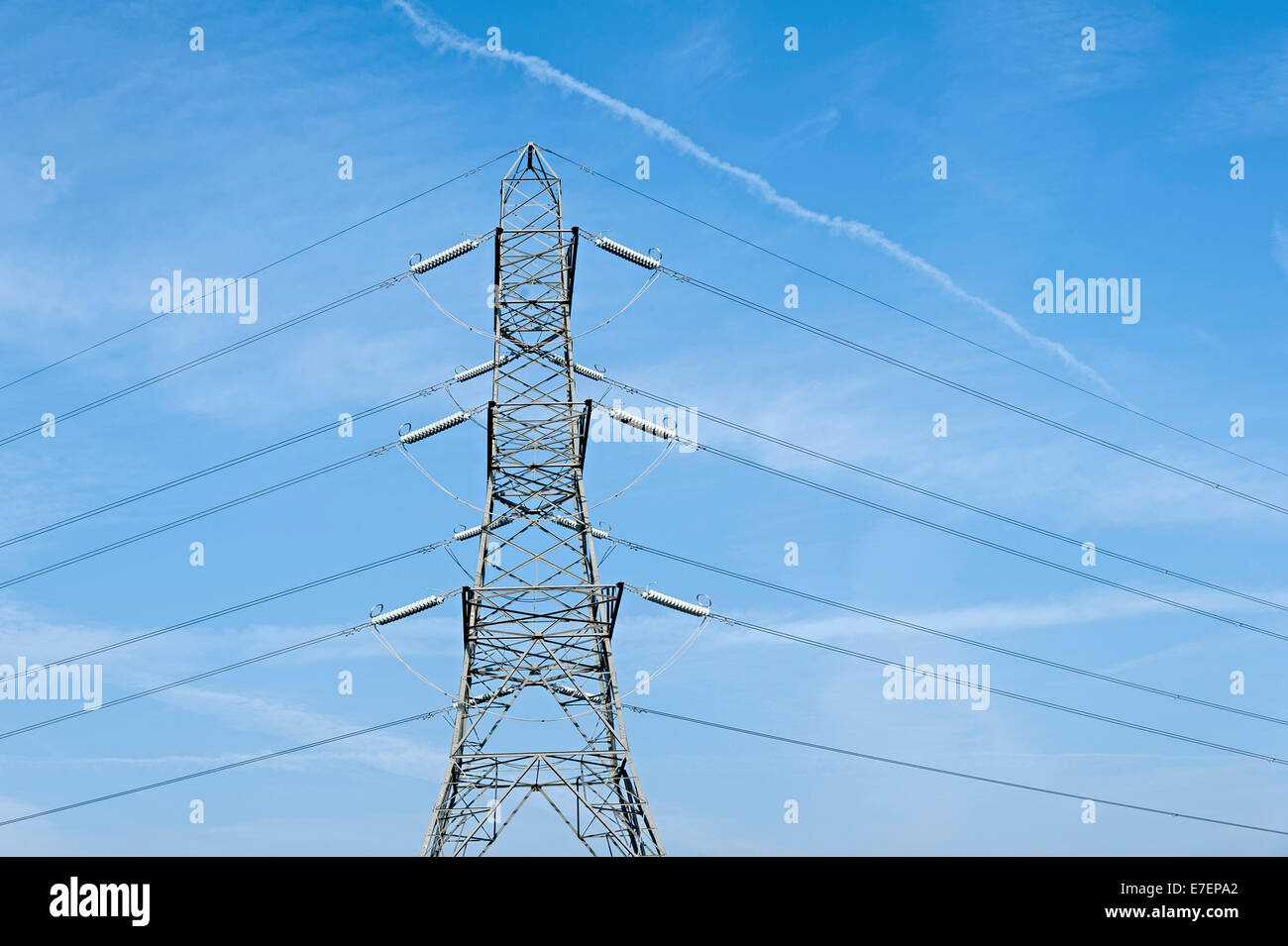 elektrische Masten im Black Country in oldbury Stockfotografie - Alamy