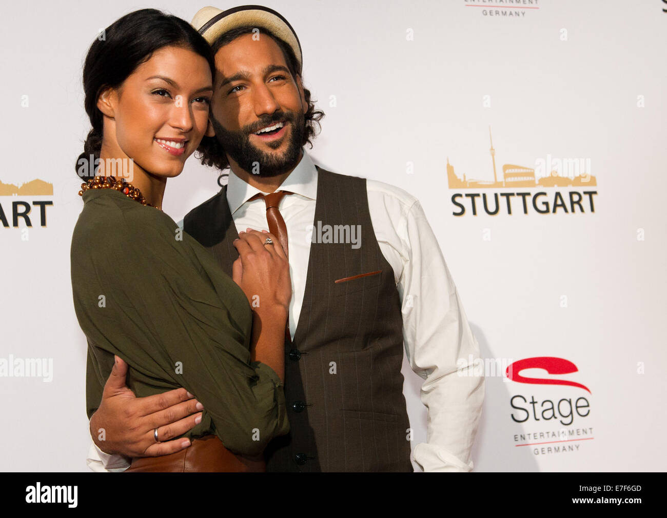 Stuttgart, Deutschland. 15. Sep, 2014. Model und Moderatorin Rebecca ...