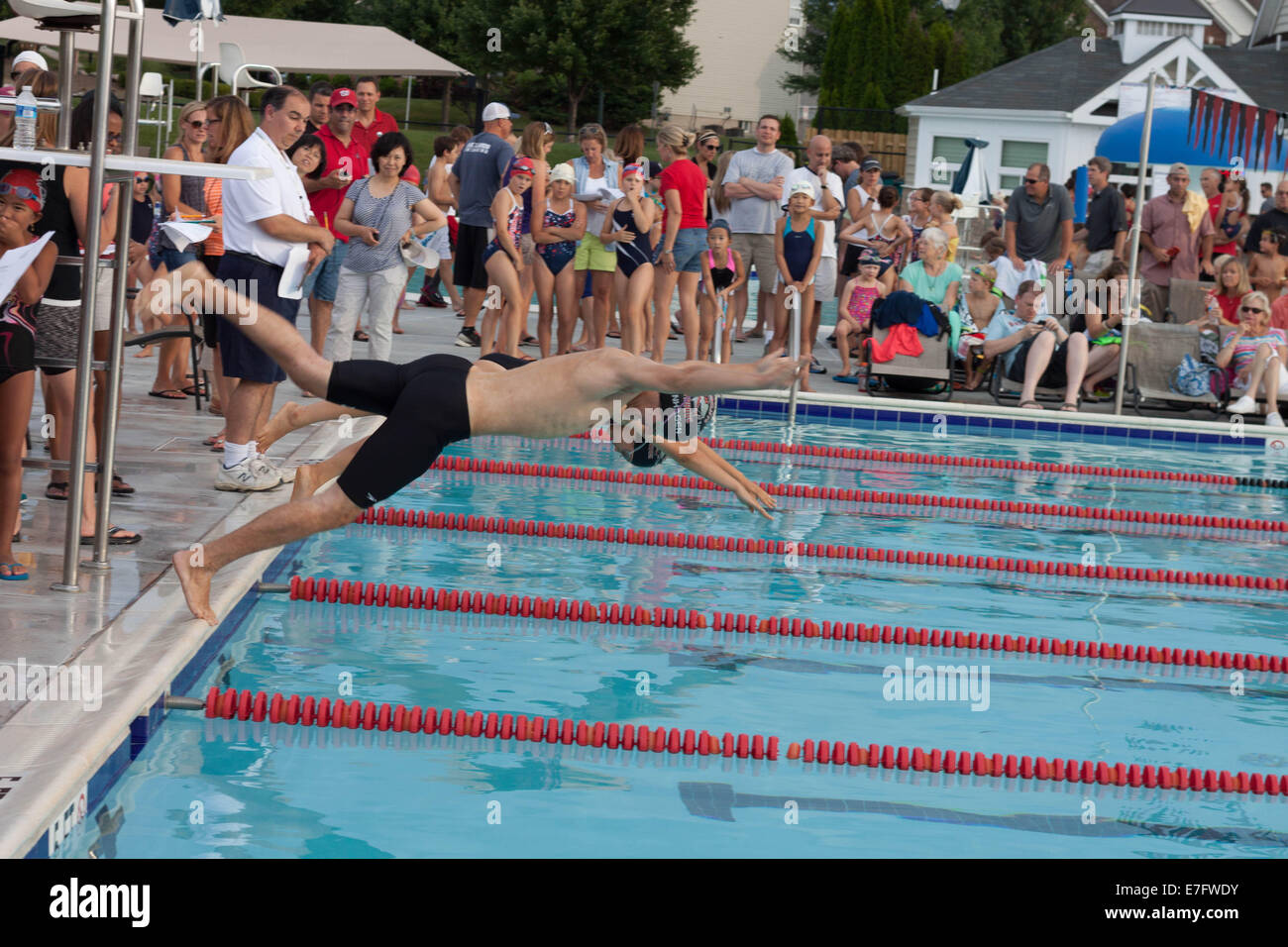 Jugend Liga Swim Meet Stockfotografie - Alamy