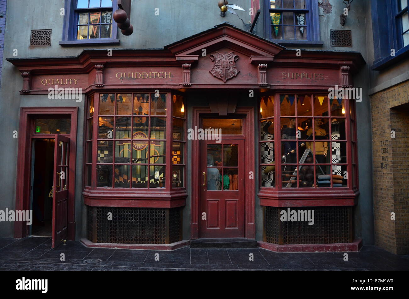 Quidditch-Vorräte in der Winkelgasse in die Zauberwelt von Harry Potter ...