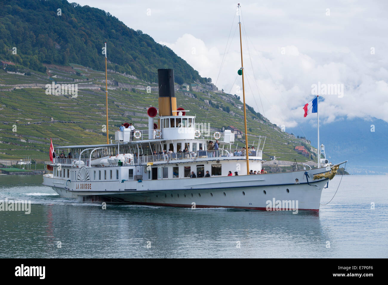 Genfer See, Dampfer, Lac Leman, Dampfer, Schiff, Boot, Schiffe, Boote ...