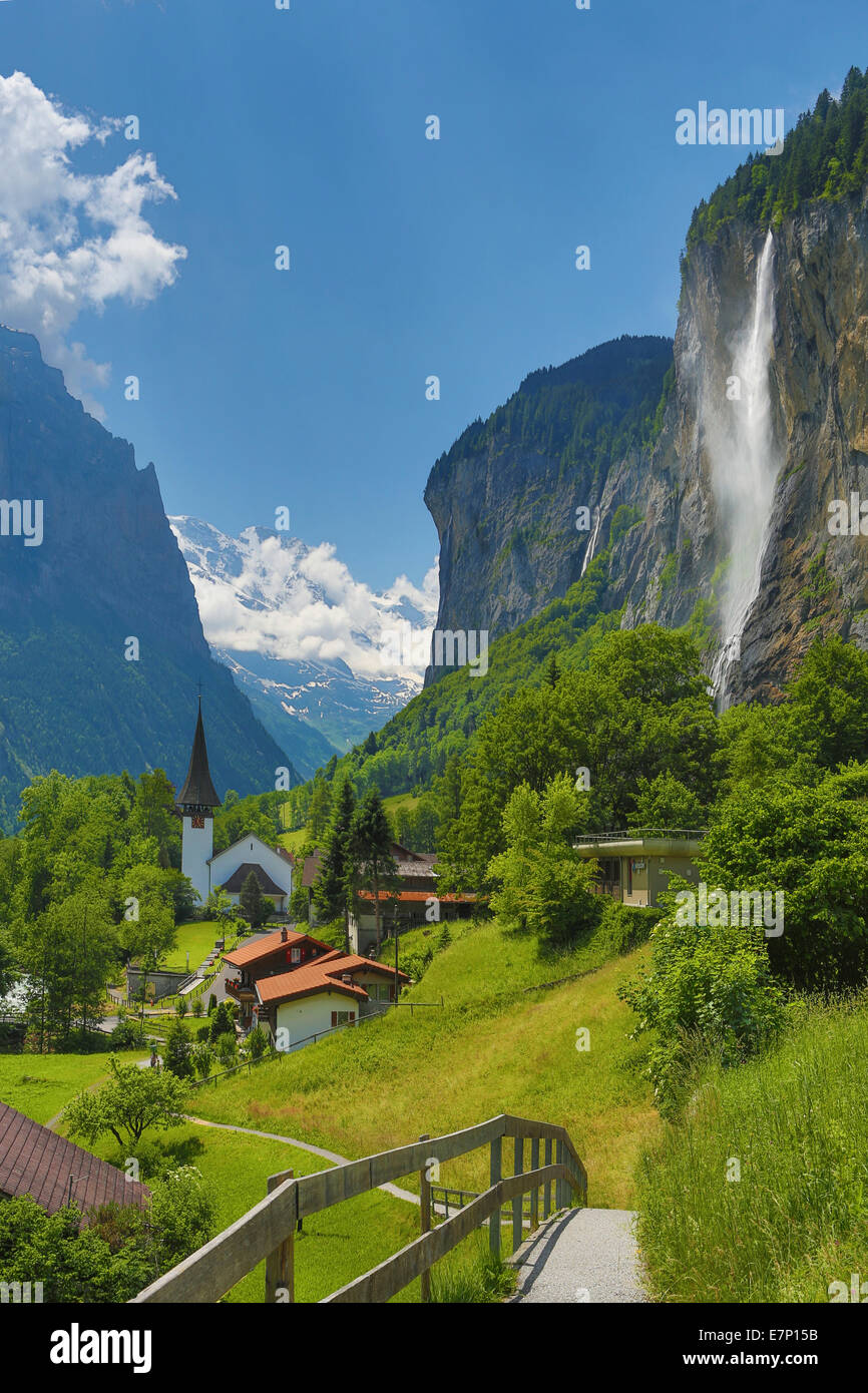 Berne bernese oberland waterfall lauterbrunnen -Fotos und -Bildmaterial ...