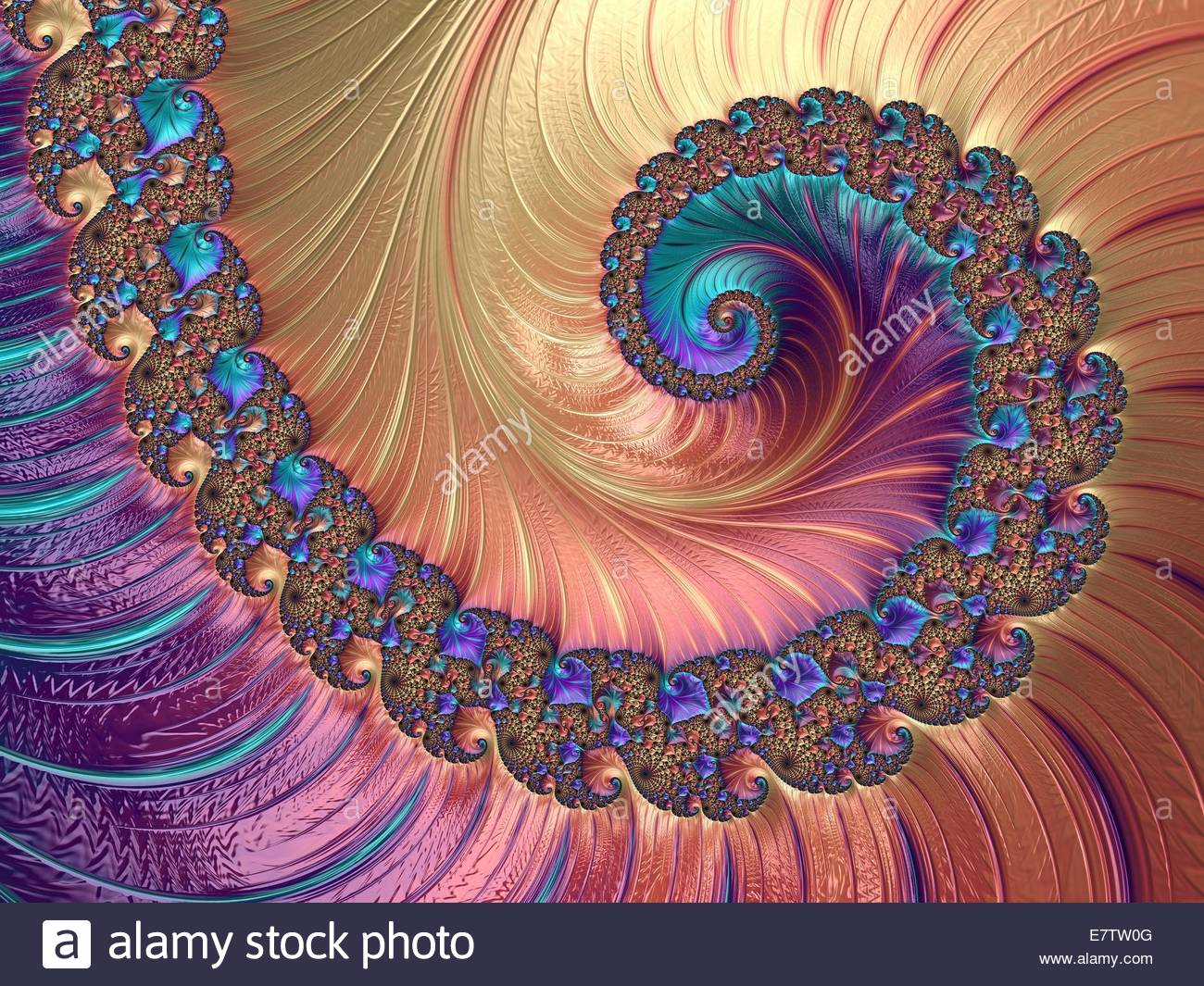 Mandelbrot Fraktale Stockfotos und -bilder Kaufen - Alamy