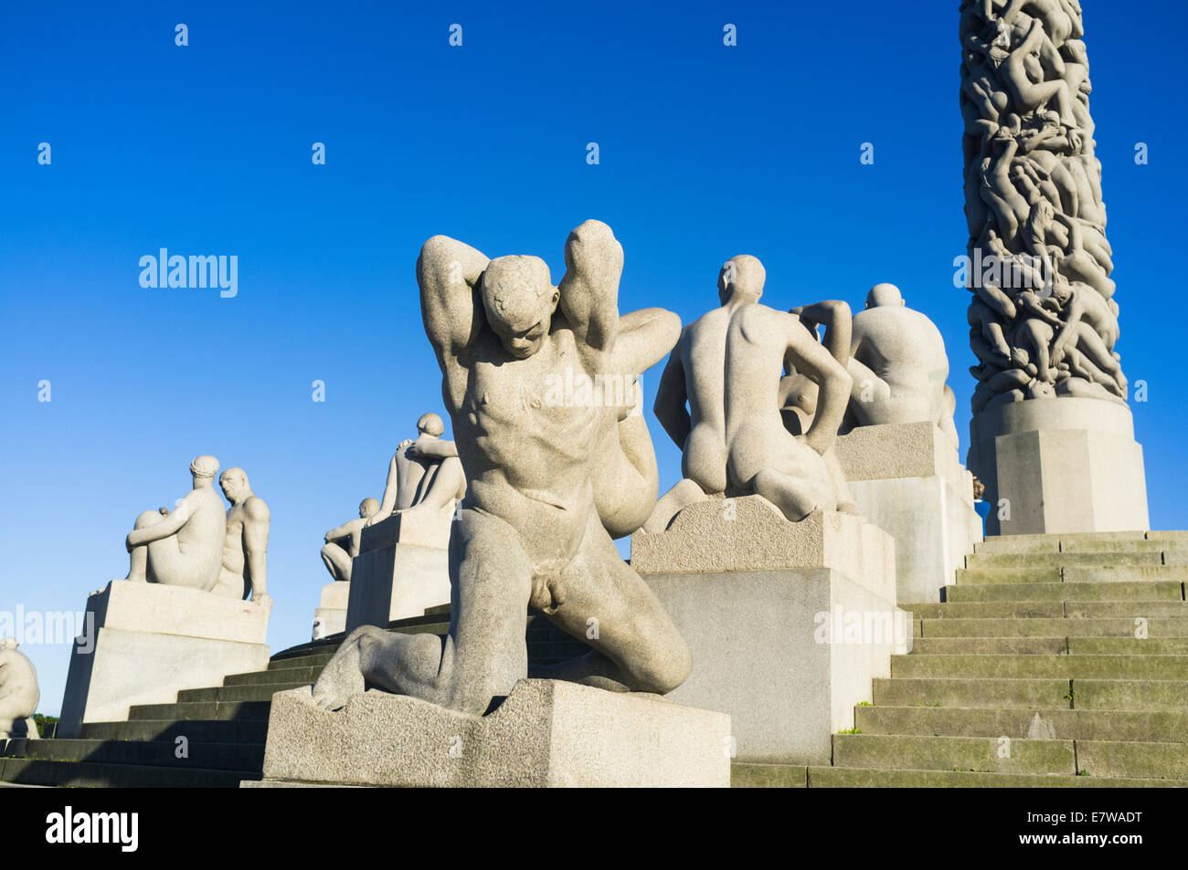 Frognerpark Vigeland Park in Oslo, Norwegen Stockfotografie - Alamy