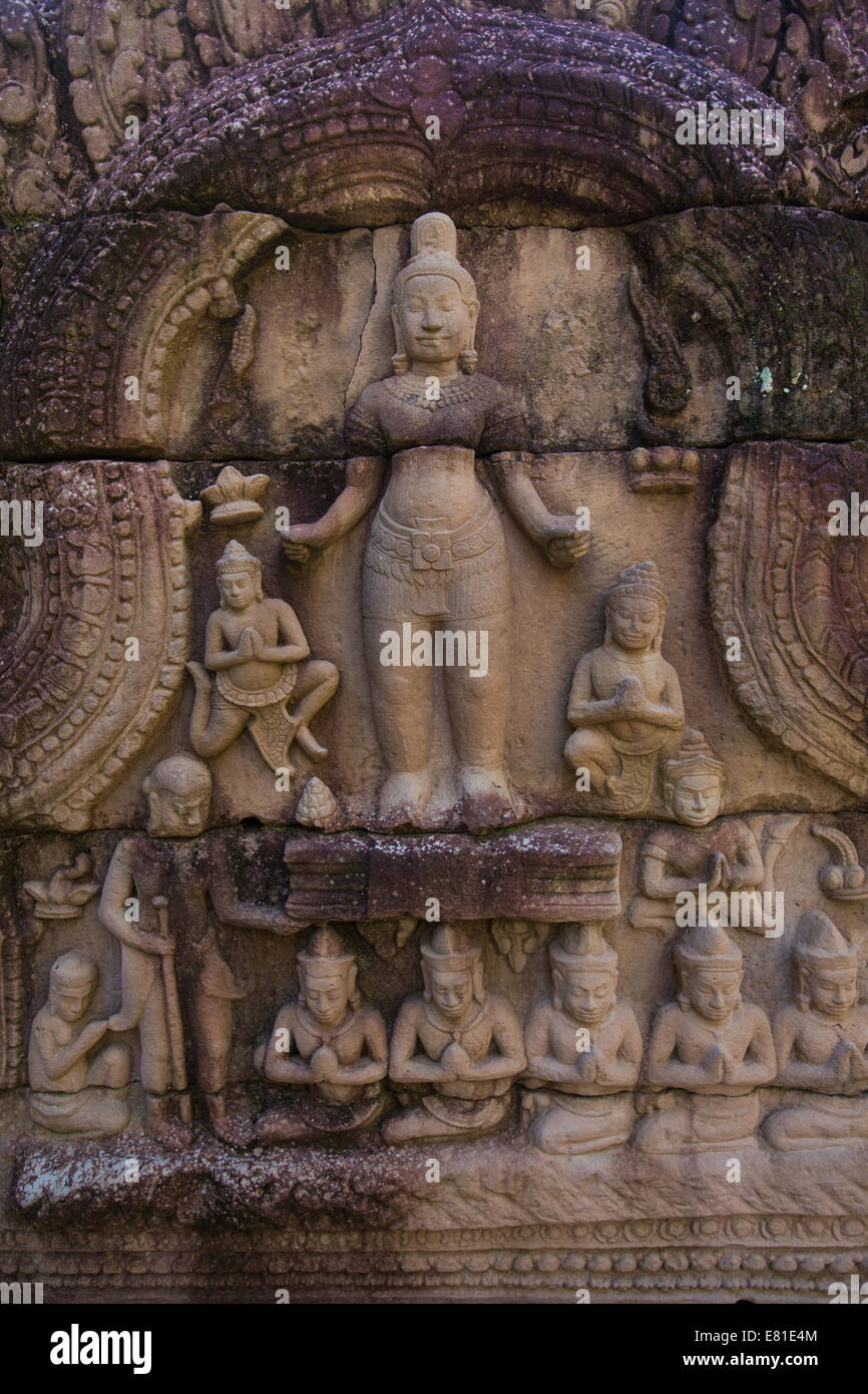 Apsara an Ta Som w-am Ende des 12. Jahrhunderts für König Jayavarman ...