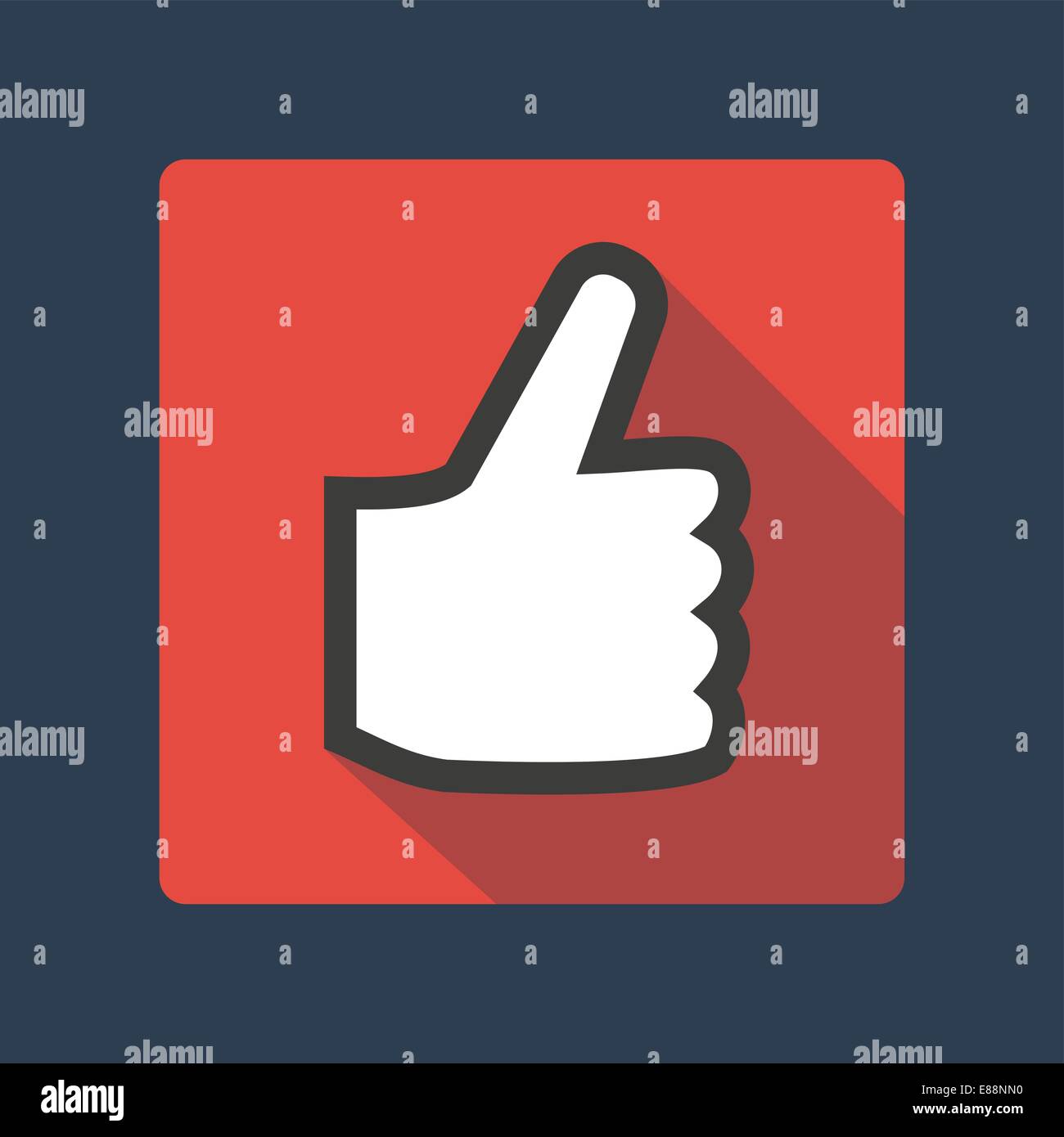 Daumen hoch Symbol Stock-Vektorgrafik - Alamy