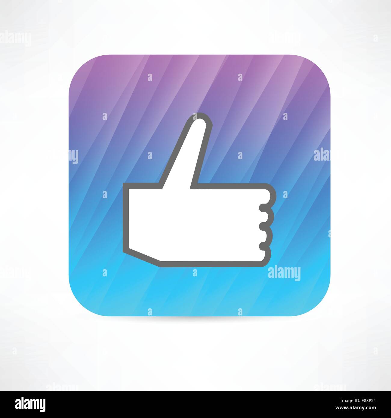 Daumen hoch Symbol Stock-Vektorgrafik - Alamy