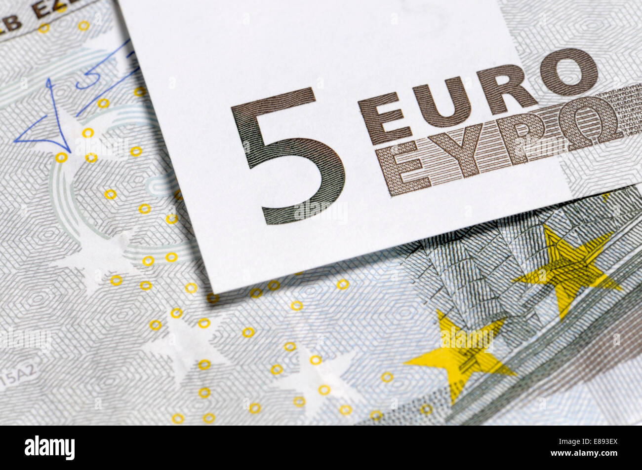 Five Euro Note Stockfotos und -bilder Kaufen - Alamy