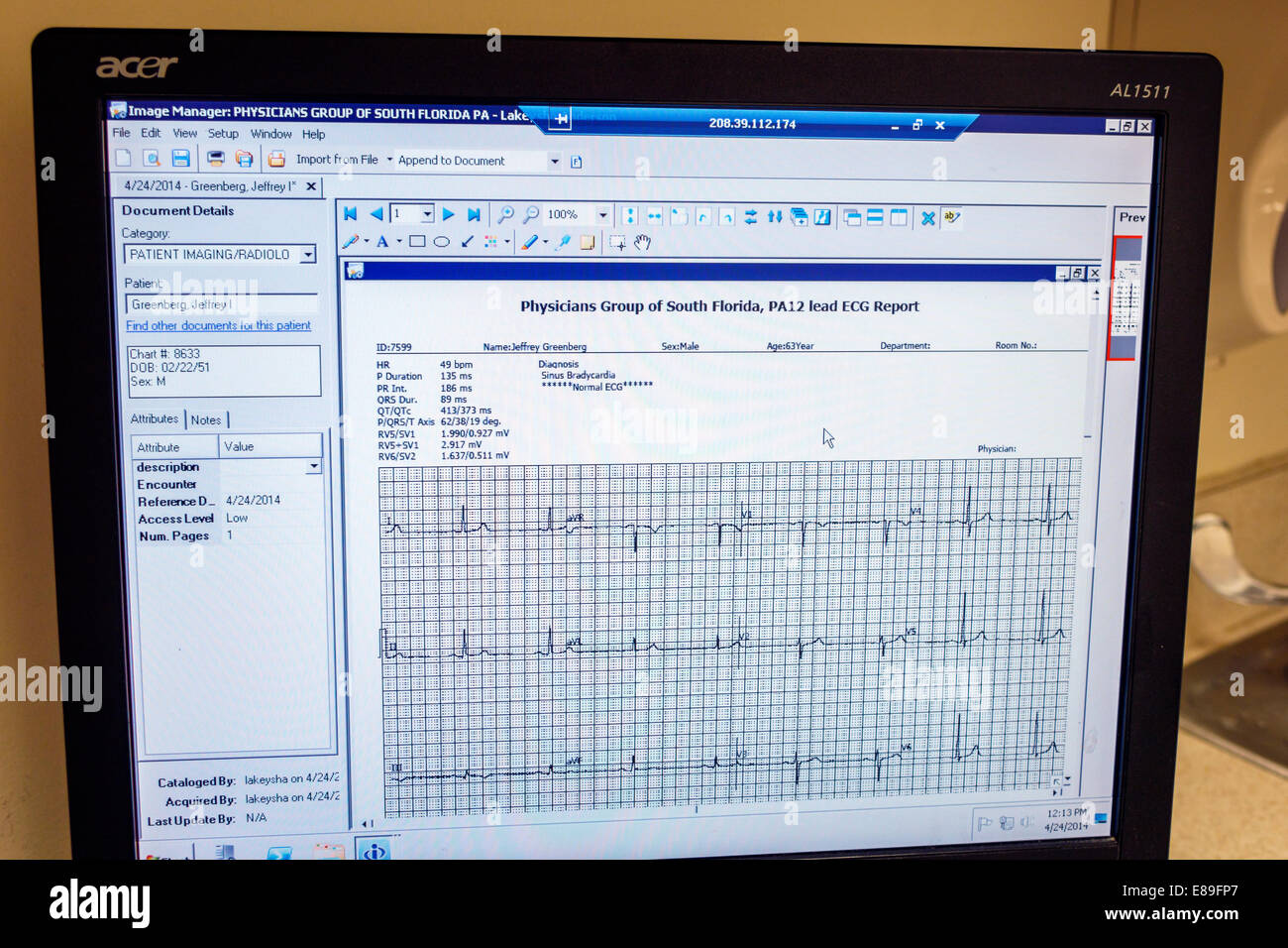 Ekg chart -Fotos und -Bildmaterial in hoher Auflösung – Alamy