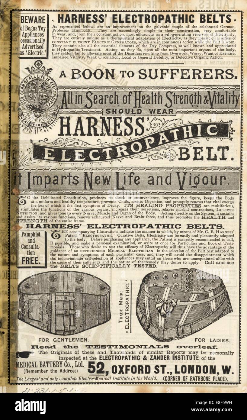 Harness electropathic belt -Fotos und -Bildmaterial in hoher Auflösung – Alamy