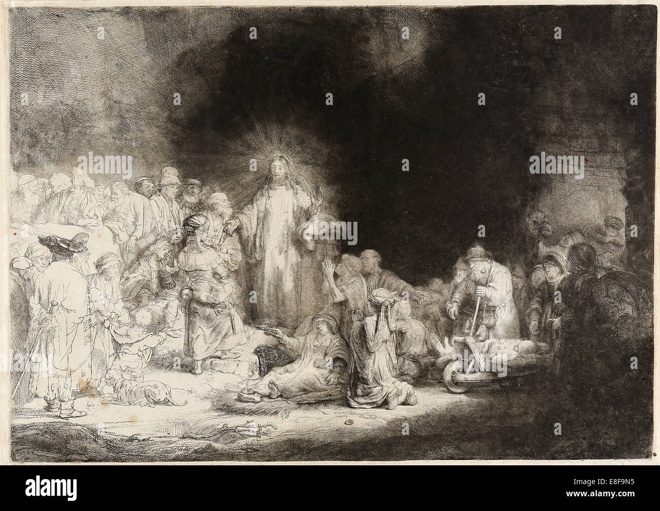 Christ healing the sick -Fotos und -Bildmaterial in hoher Auflösung – Alamy