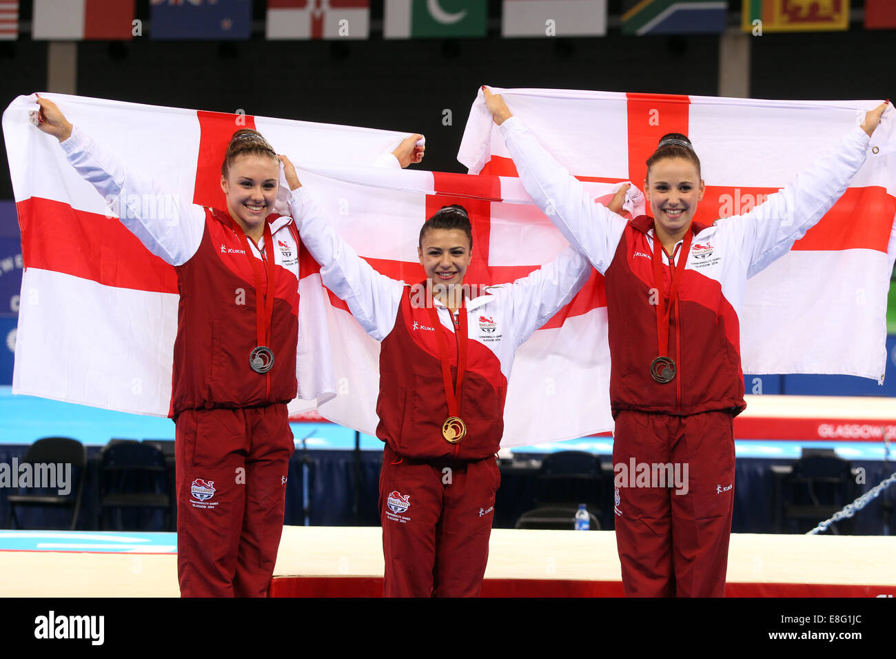 Claudia Fragapane (ENG) Goldmedaille, Ruby Harrold (ENG) Silbermedaille ...