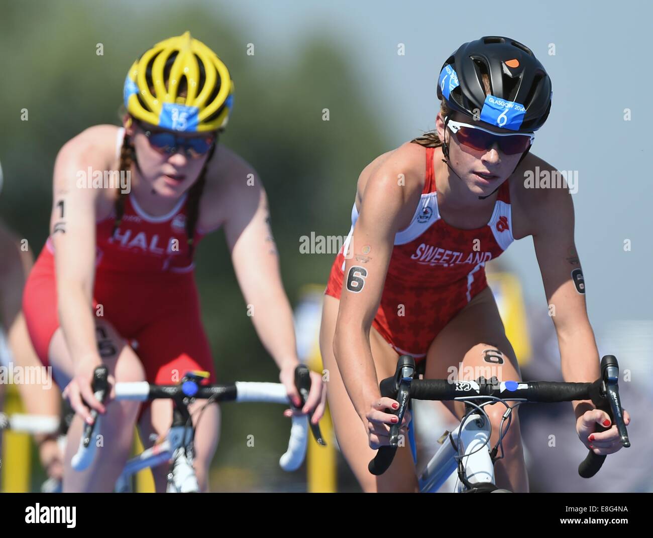 Eng england womens triathlon strathclyde landpark schottland uk ...