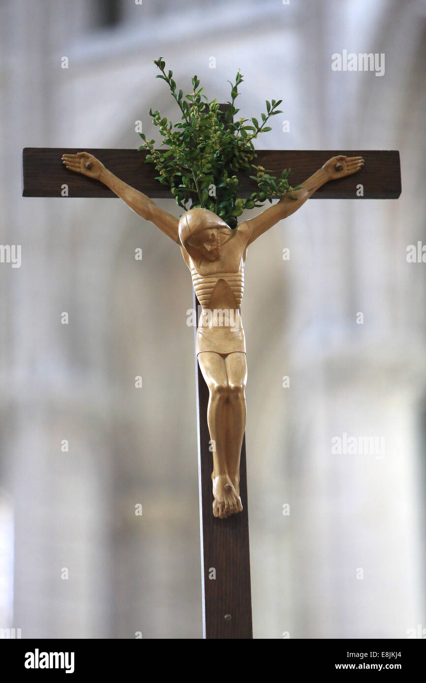 Christ on the cross crucifix -Fotos und -Bildmaterial in hoher Auflösung – Alamy