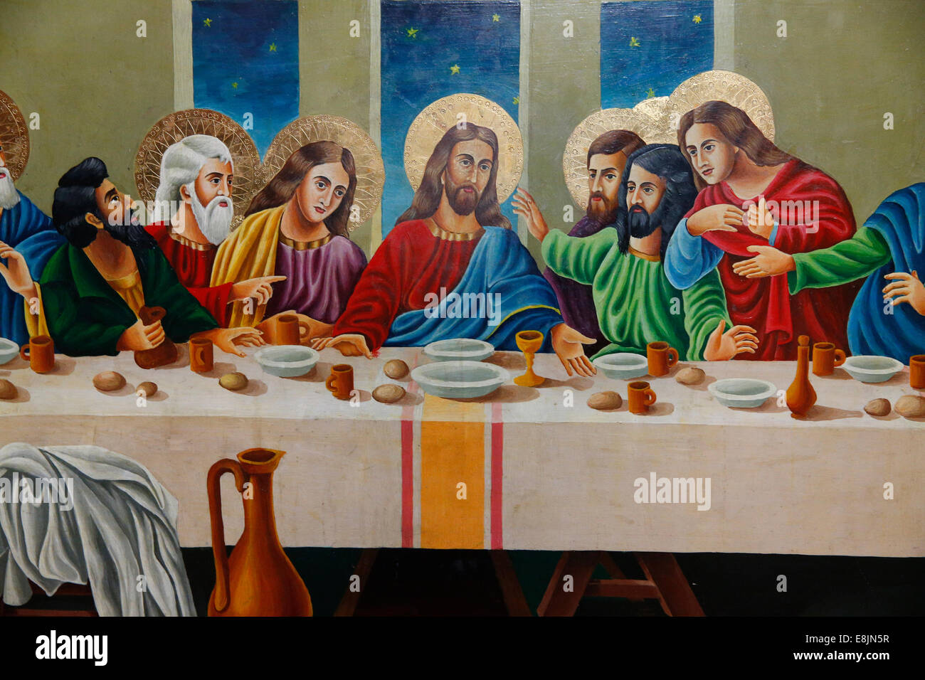Jesus Christ Last Supper Jerusalem Stockfotos und -bilder Kaufen - Alamy
