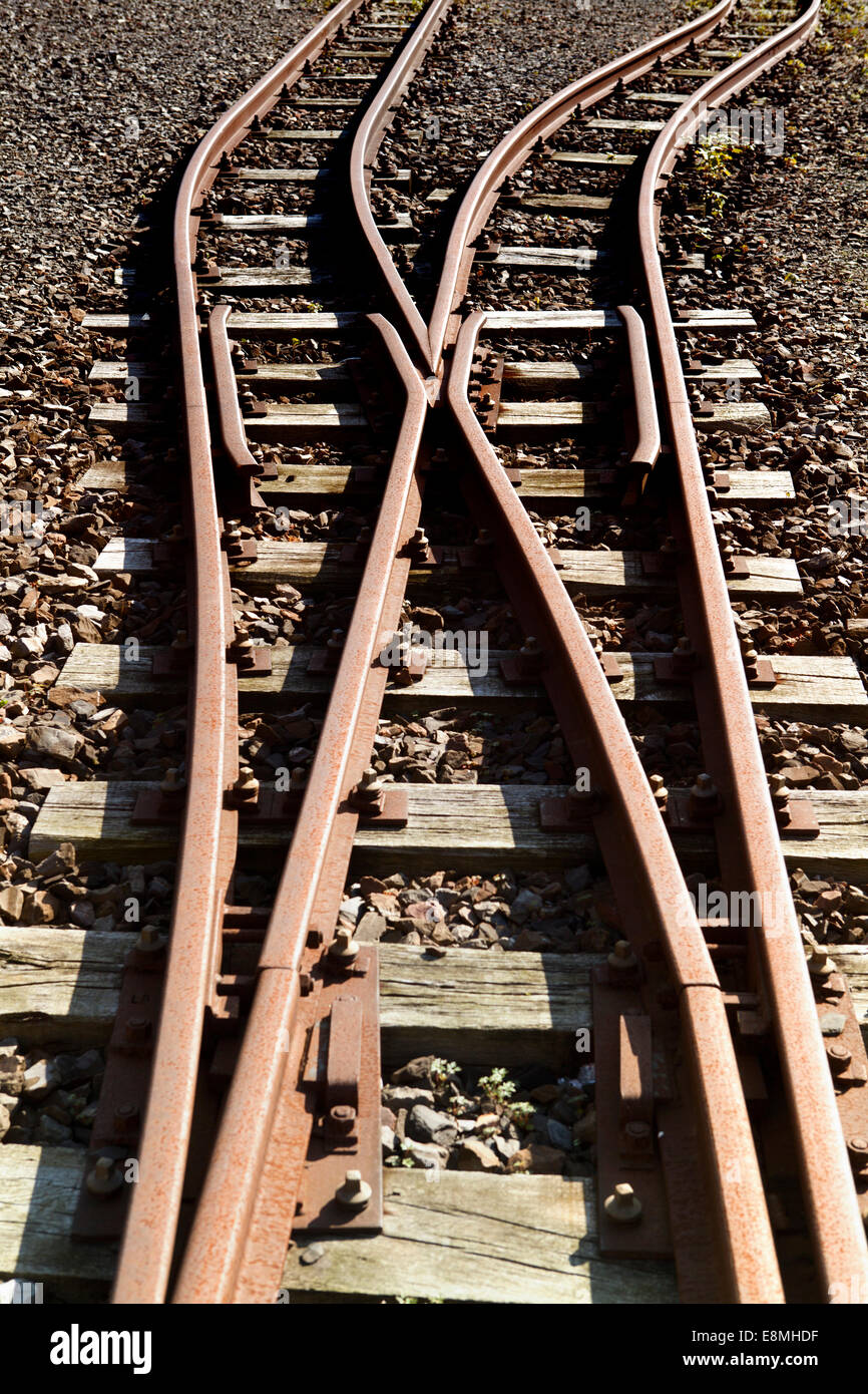 Gleis Schiene Stockfotos und -bilder Kaufen - Alamy