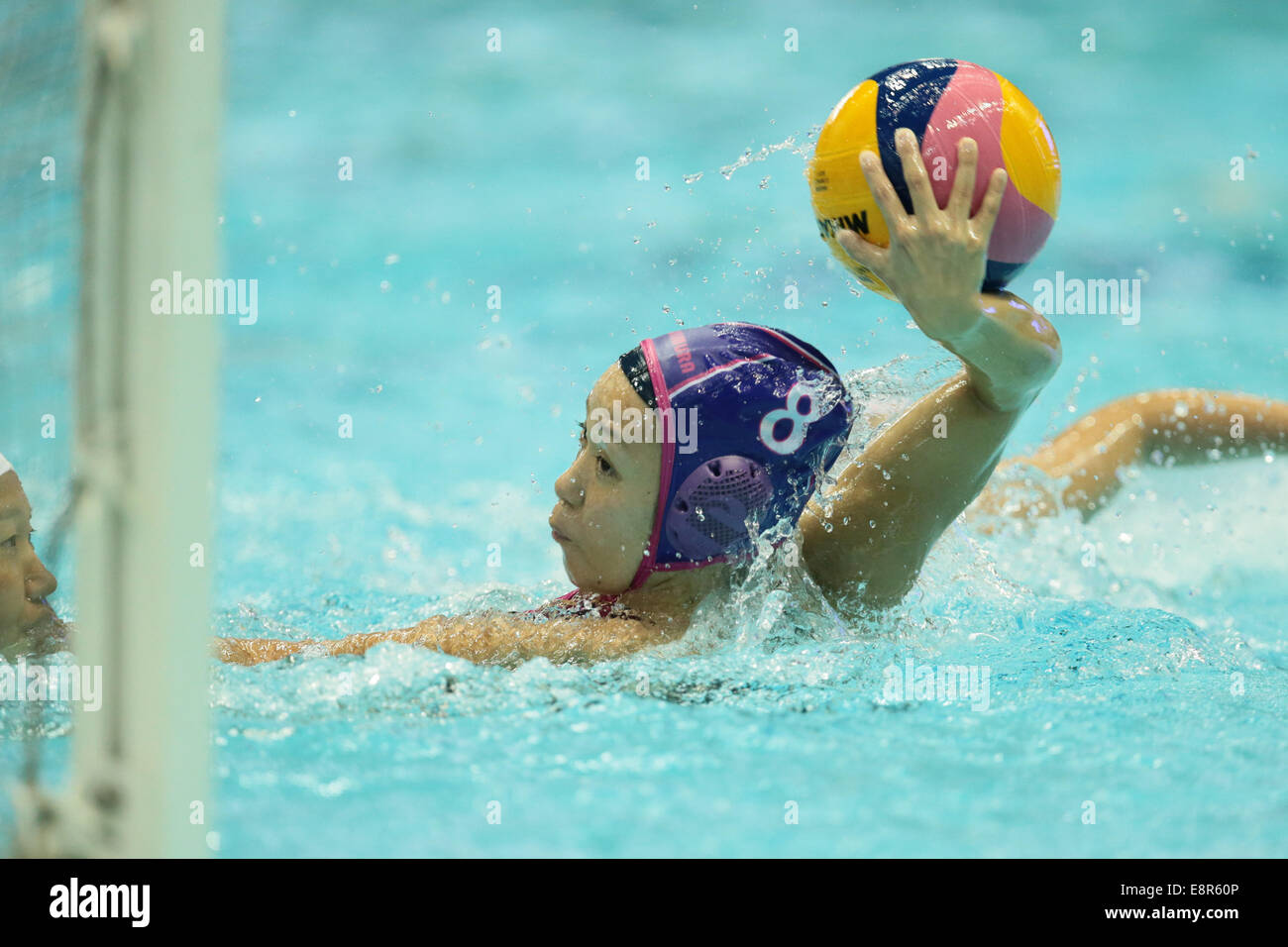 Misa Shiga (Fujimura), 12. Oktober 2014 - Wasserball: 90. All Japan ...
