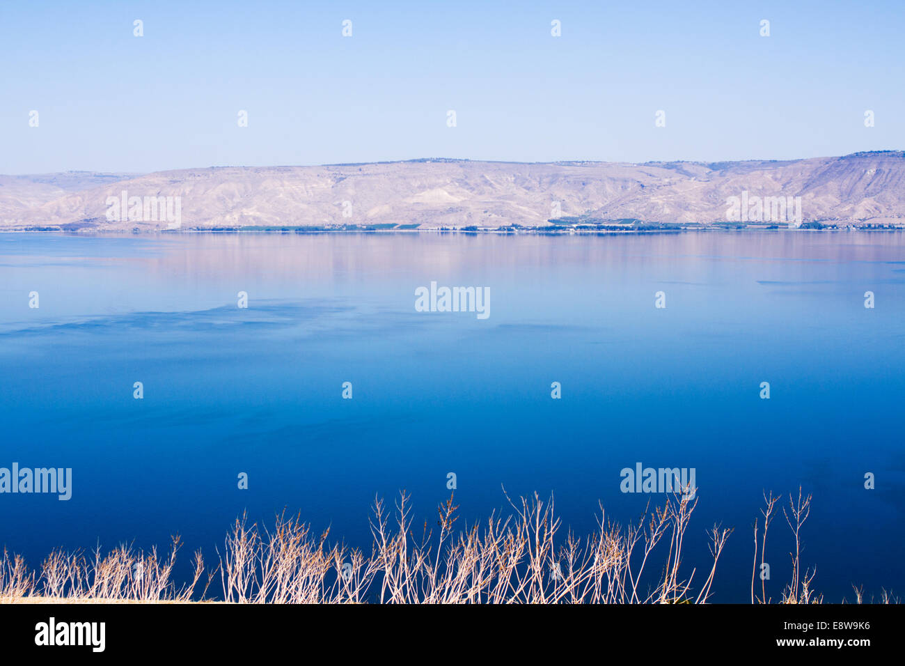 Blick auf den See Genezareth (Kineret See), Israel Stockfotografie - Alamy
