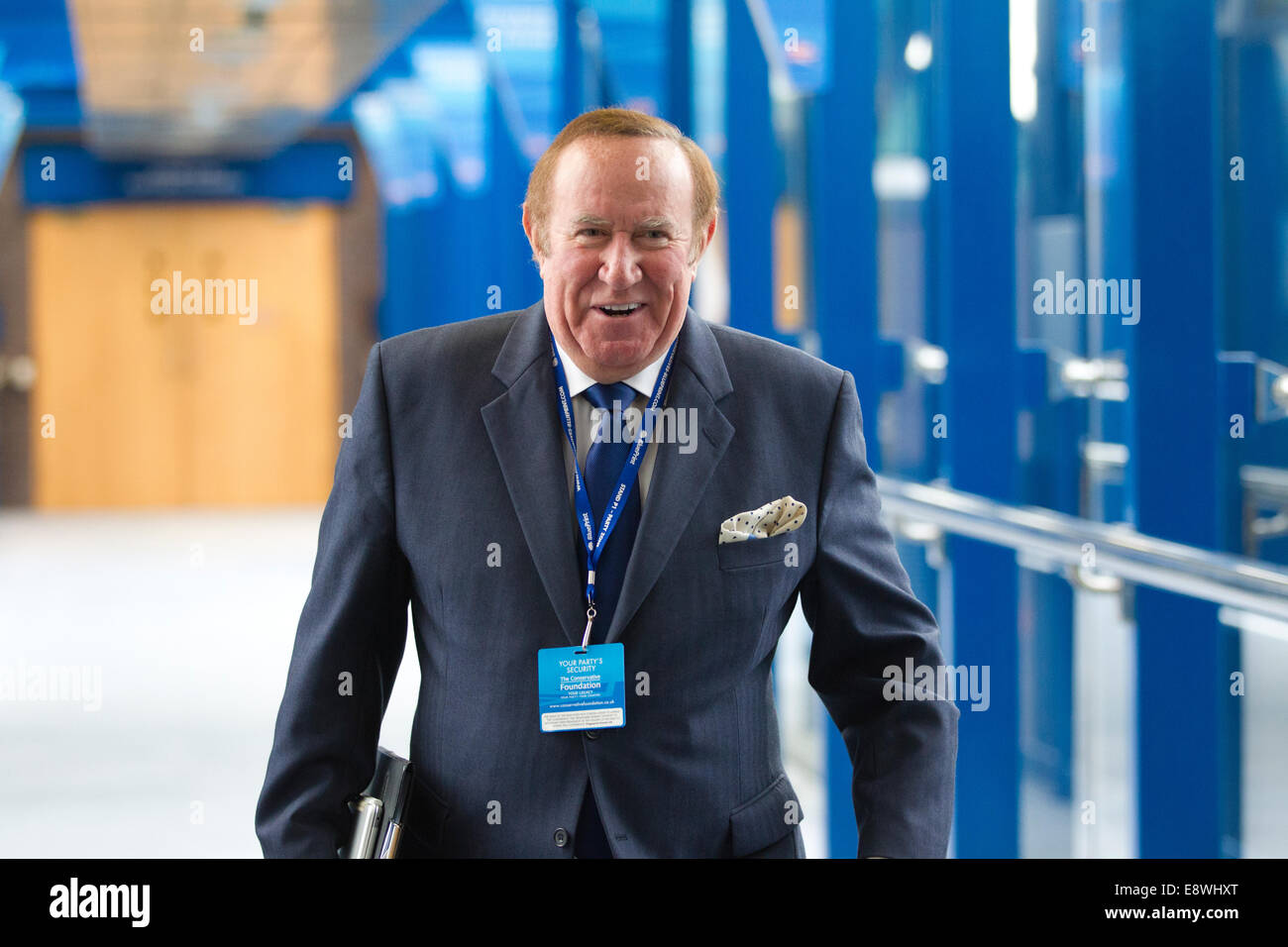 Andrew Neil, britischer Journalist und Rundfunkmoderator aus Schottland ...
