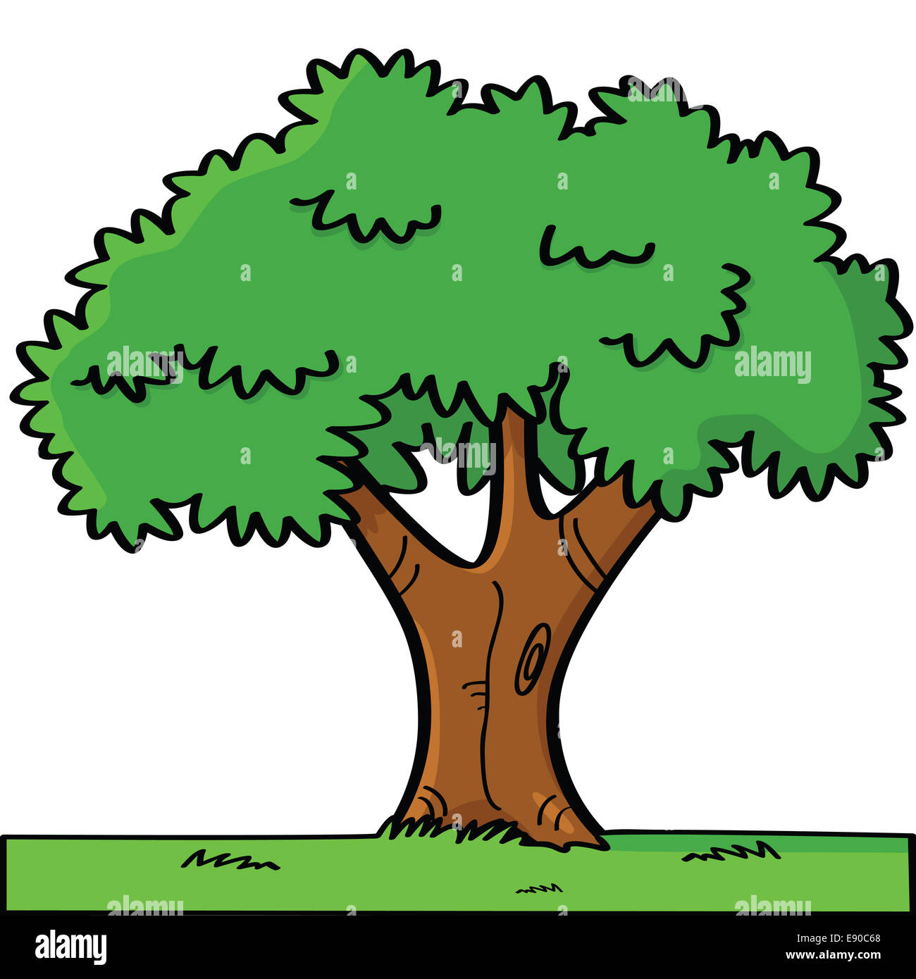 Cartoon baum -Fotos und -Bildmaterial in hoher Auflösung – Alamy