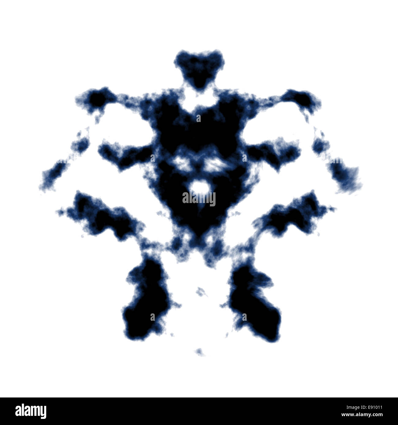 Rorschach tinten blot test Ausgeschnittene Stockfotos und -bilder - Alamy