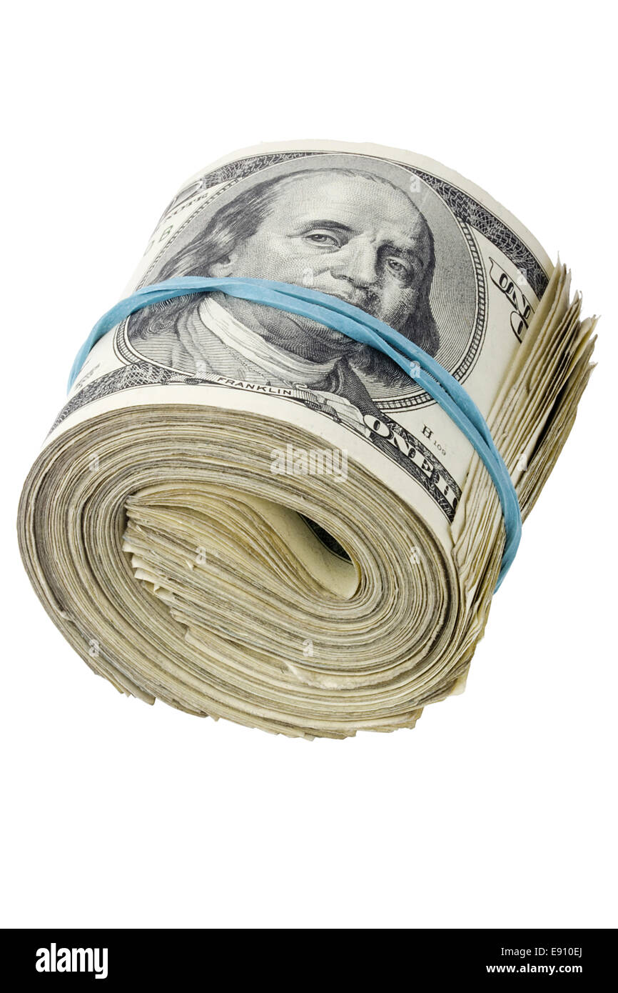 Money roll -Fotos und -Bildmaterial in hoher Auflösung – Alamy