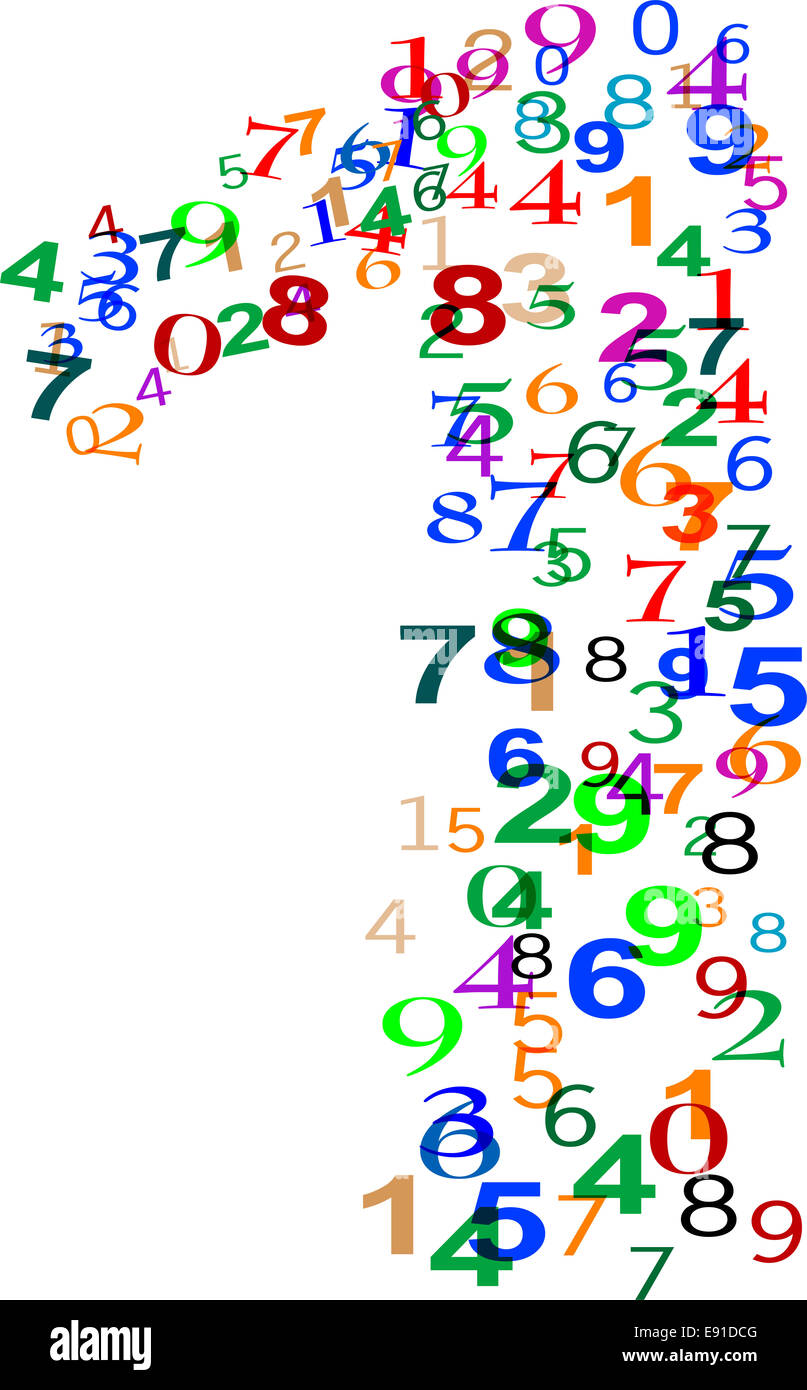 Bunte zahlen -Fotos und -Bildmaterial in hoher Auflösung – Alamy