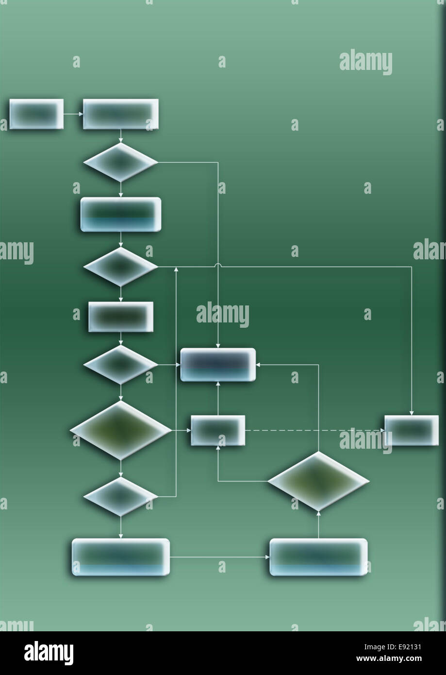 Flow chart programming process -Fotos und -Bildmaterial in hoher ...