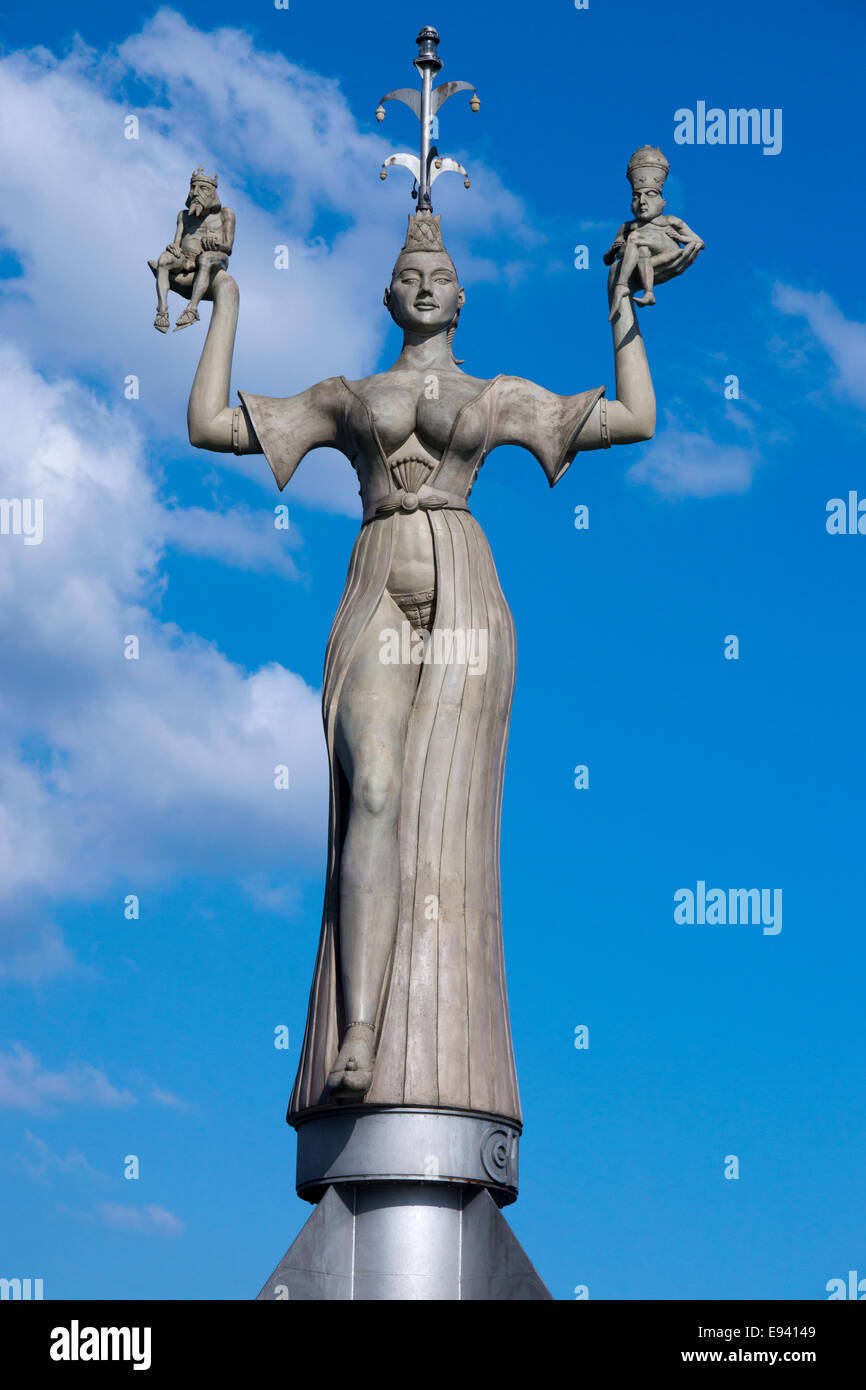 Imperia-Statue von Peter Lenk, Bodensee, Konstanz, Baden-Württemberg ...