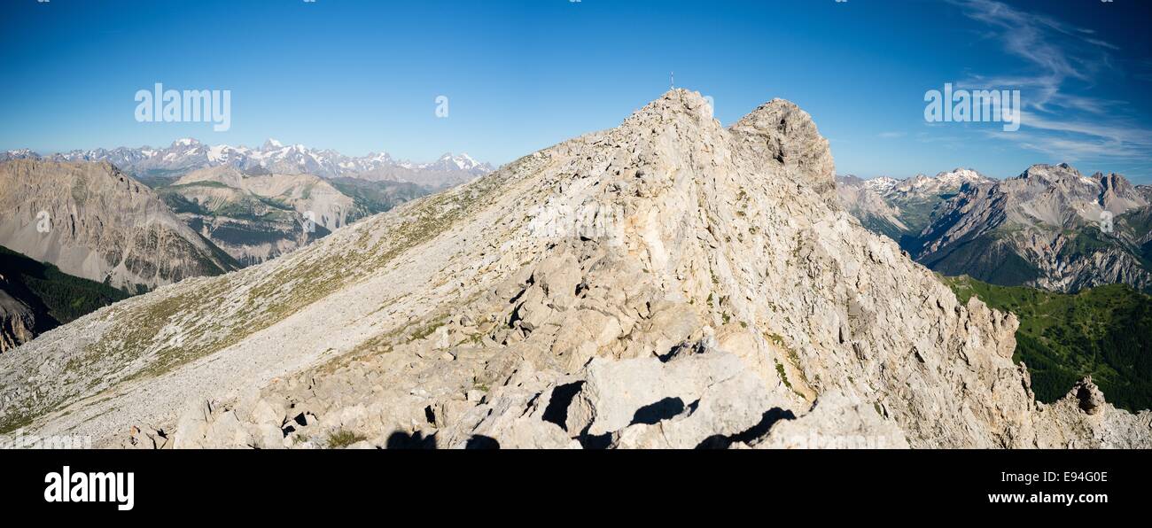Panorama des Massif des Ecrins Nationalpark, über 4000 m, Französische ...