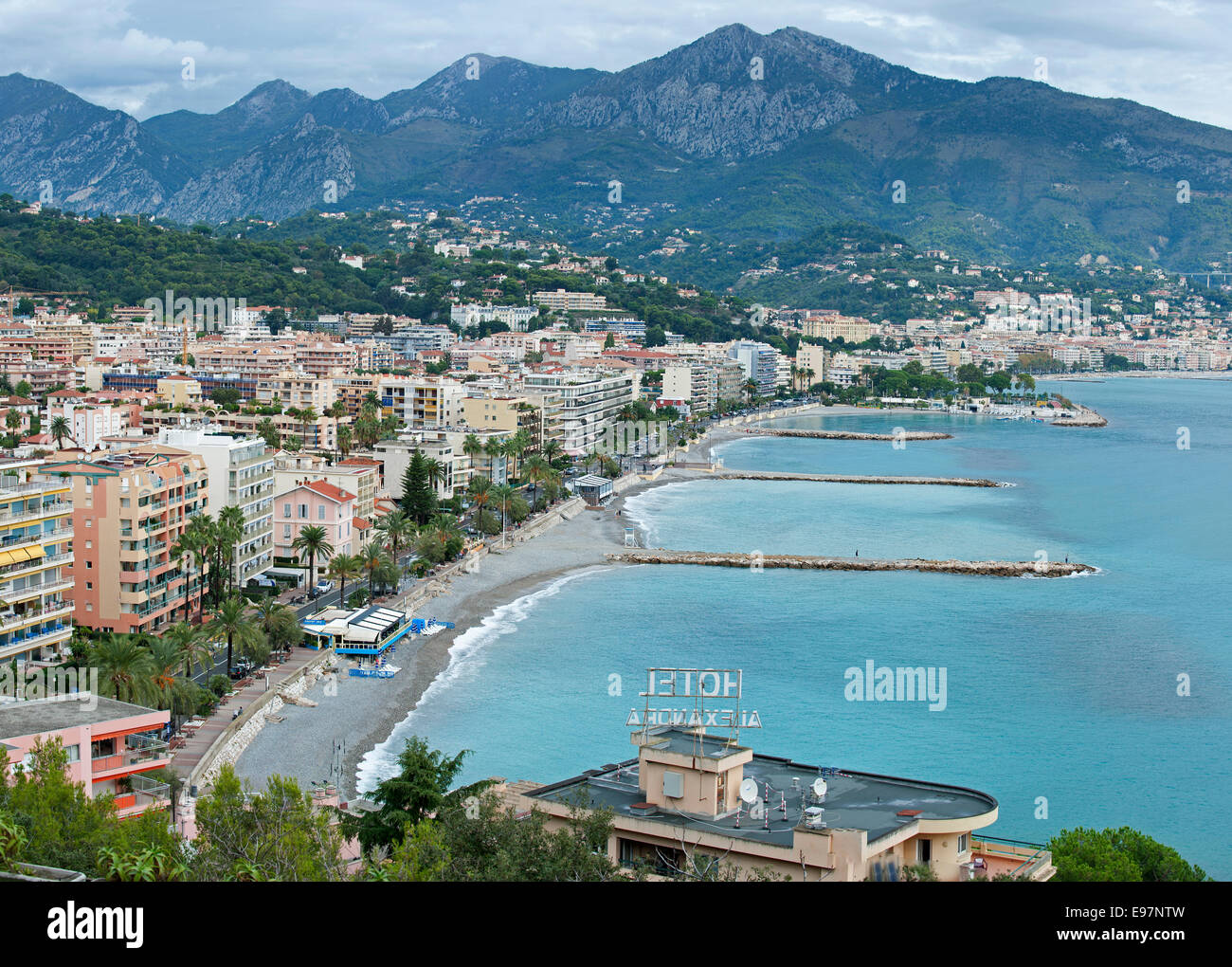 Menton luftaufnahme -Fotos und -Bildmaterial in hoher Auflösung – Alamy