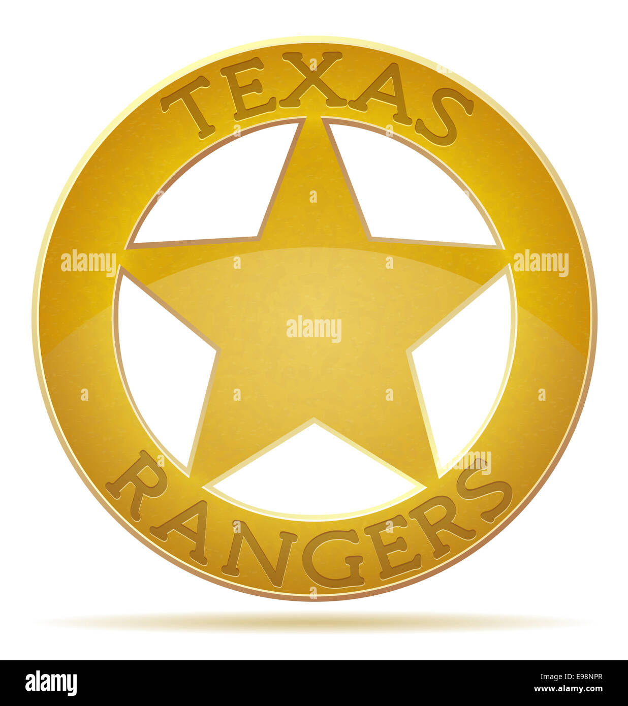 Texas ranger badge -Fotos und -Bildmaterial in hoher Auflösung – Alamy