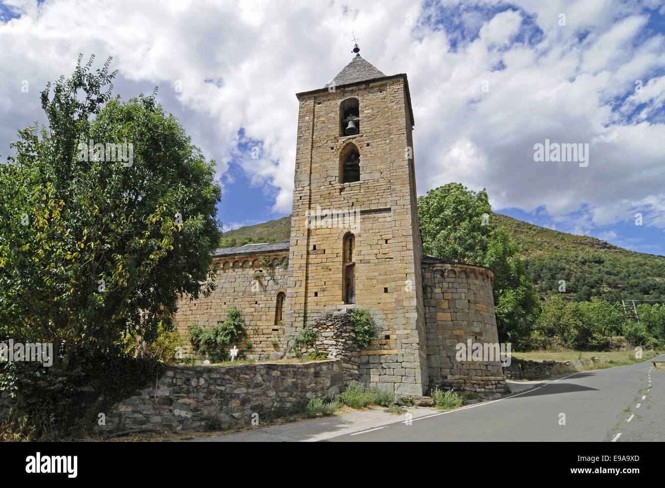 Kirche, Coll, La Vall de Boi, Tal, Spanien Stockfotografie - Alamy