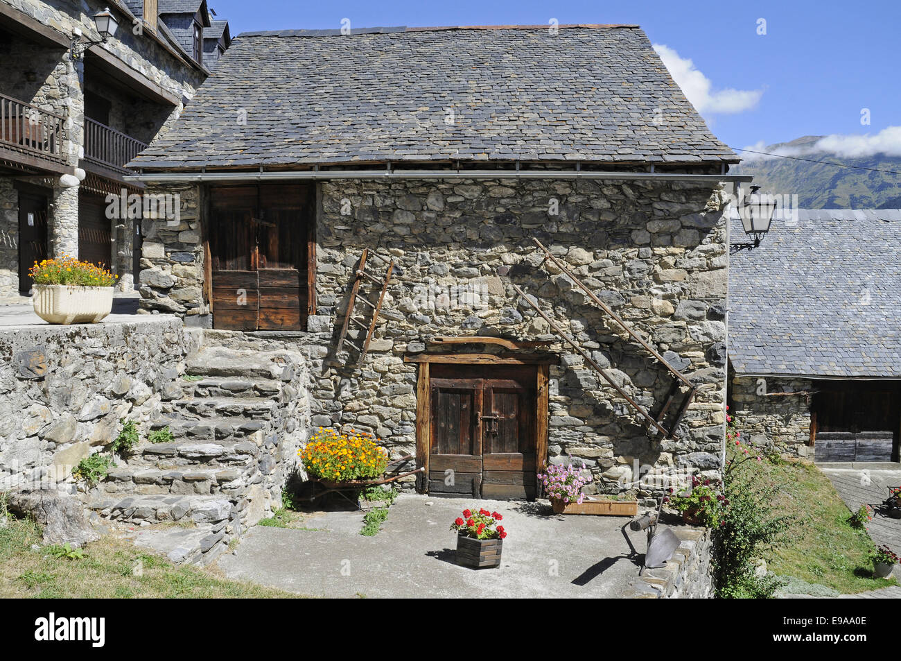 Vielha e Mijaran, Aran-Tal, Frankreich Stockfotografie - Alamy