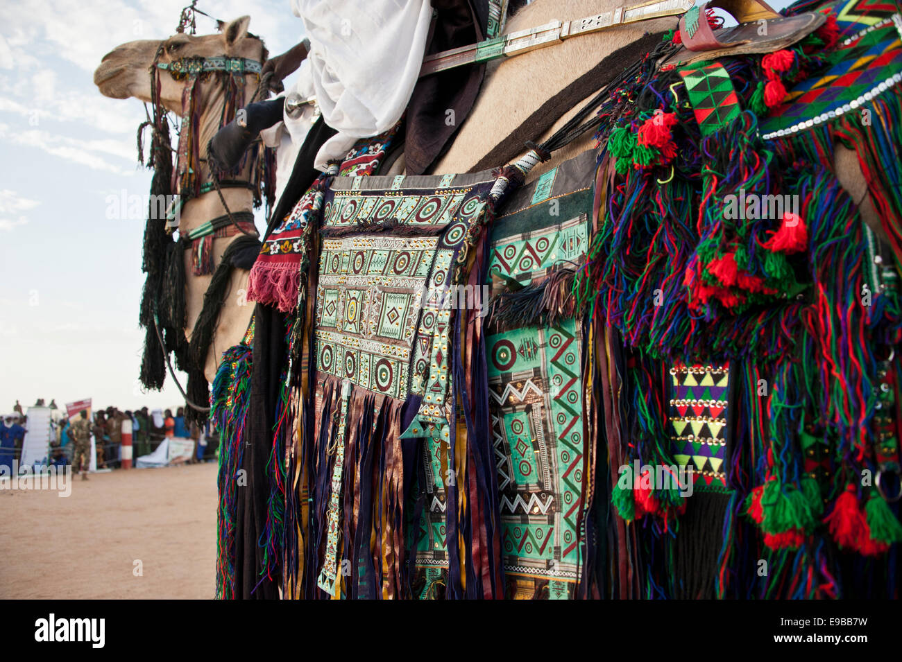 Touareg Nomaden auf Kamelen in Niger, Westafrika Stockfotografie - Alamy