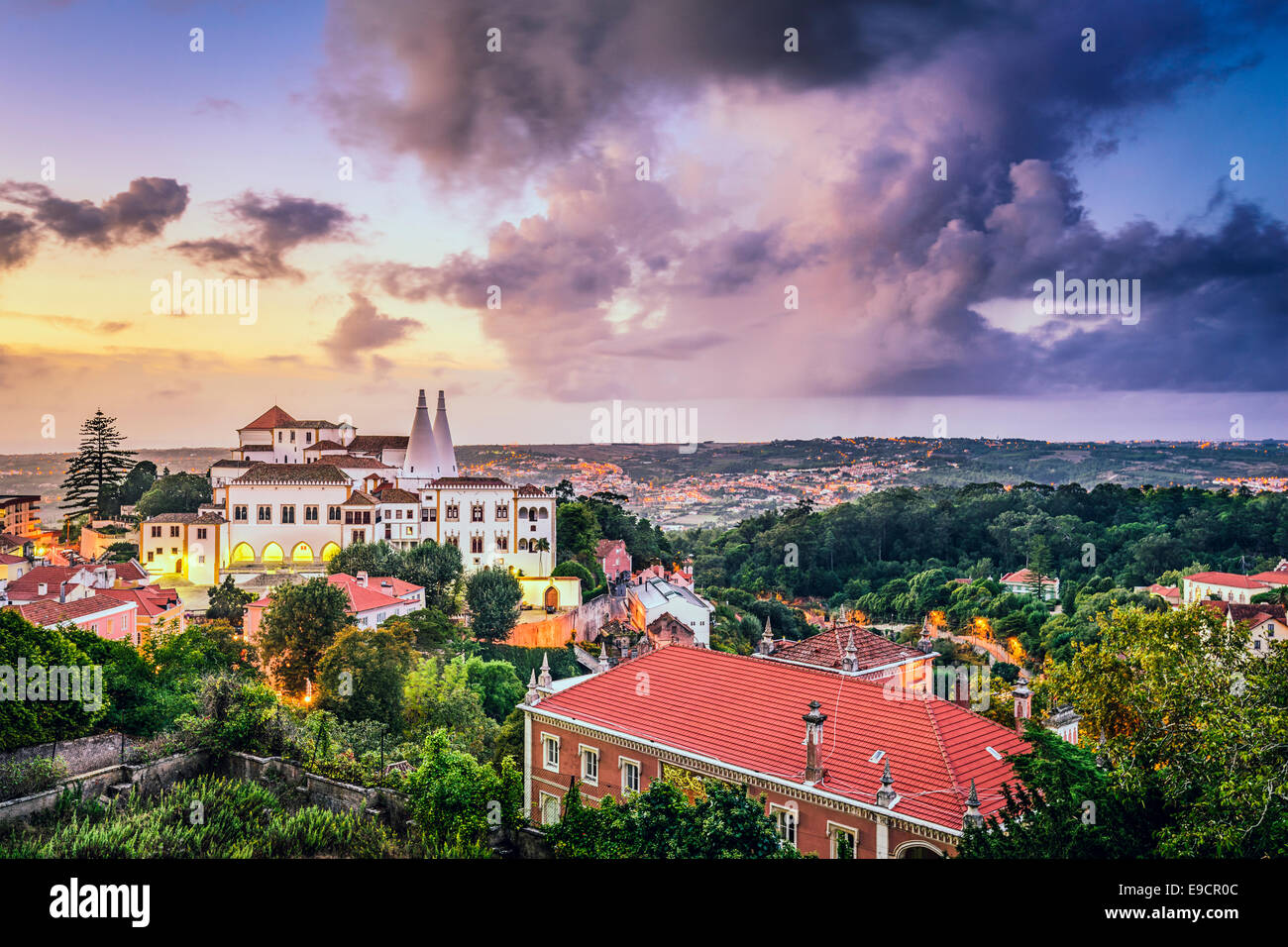 Sintra Town Centre Stockfotos und -bilder Kaufen - Alamy