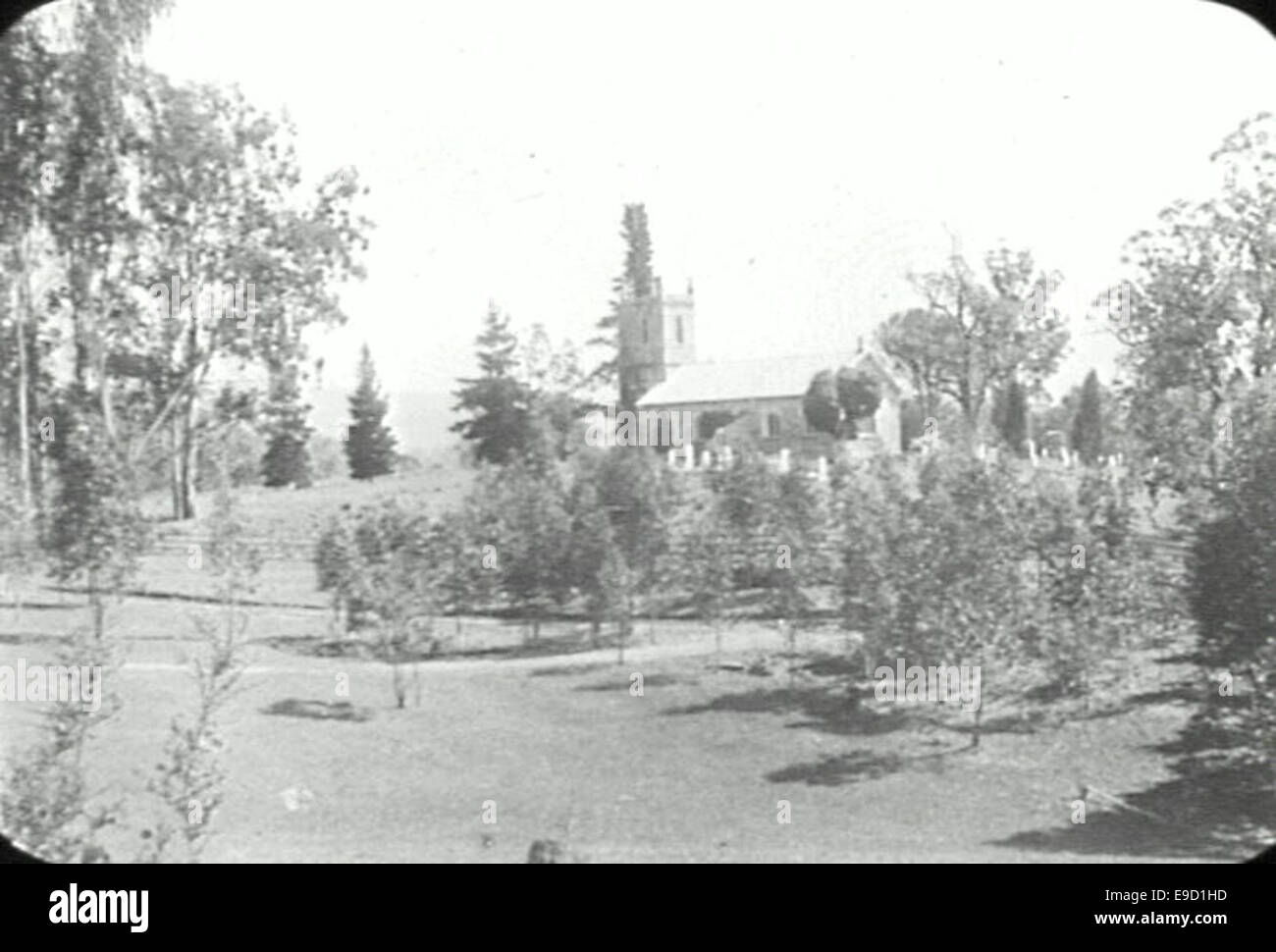 Ein Foto der St. Thomas' Church in Mulgoa, New South Wales, Australien ...