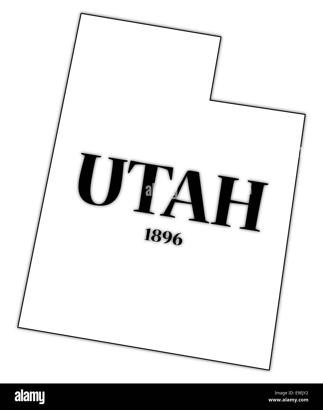 Utah umriss -Fotos und -Bildmaterial in hoher Auflösung – Alamy
