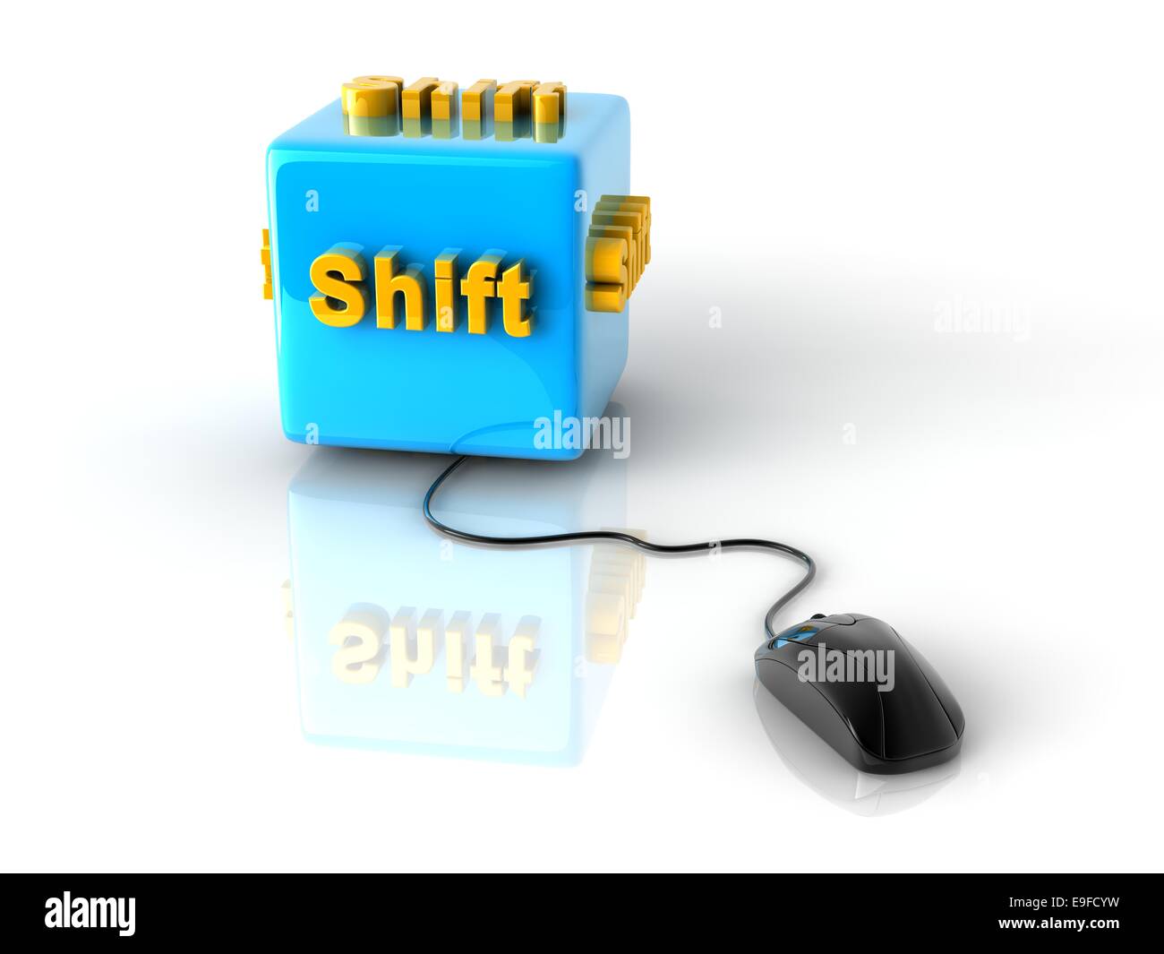 Keyboard shift Ausgeschnittene Stockfotos und -bilder - Alamy