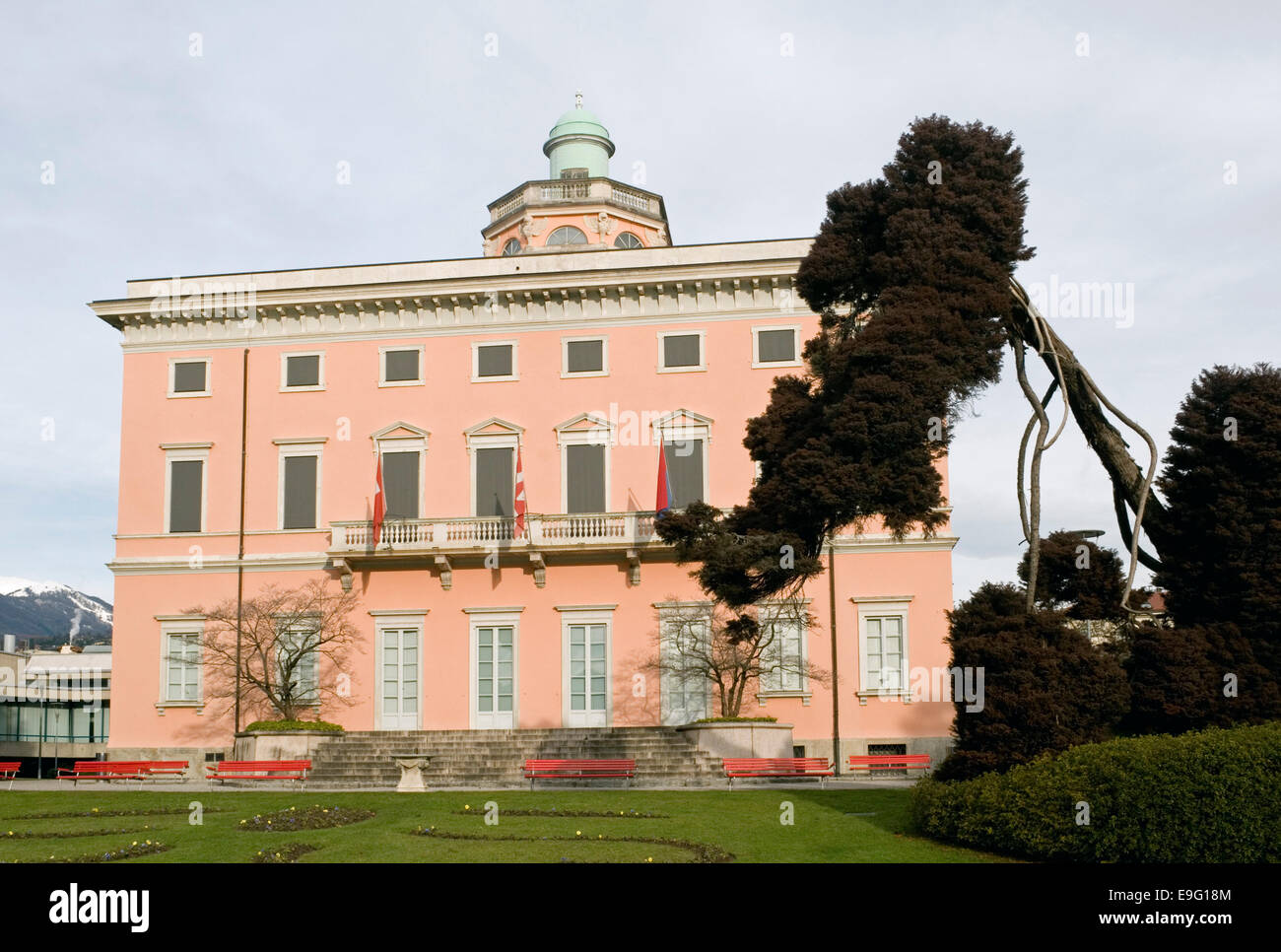 Villa Ciani Kunstmuseum im Parco Civico Lugano Tessin Schweiz ...