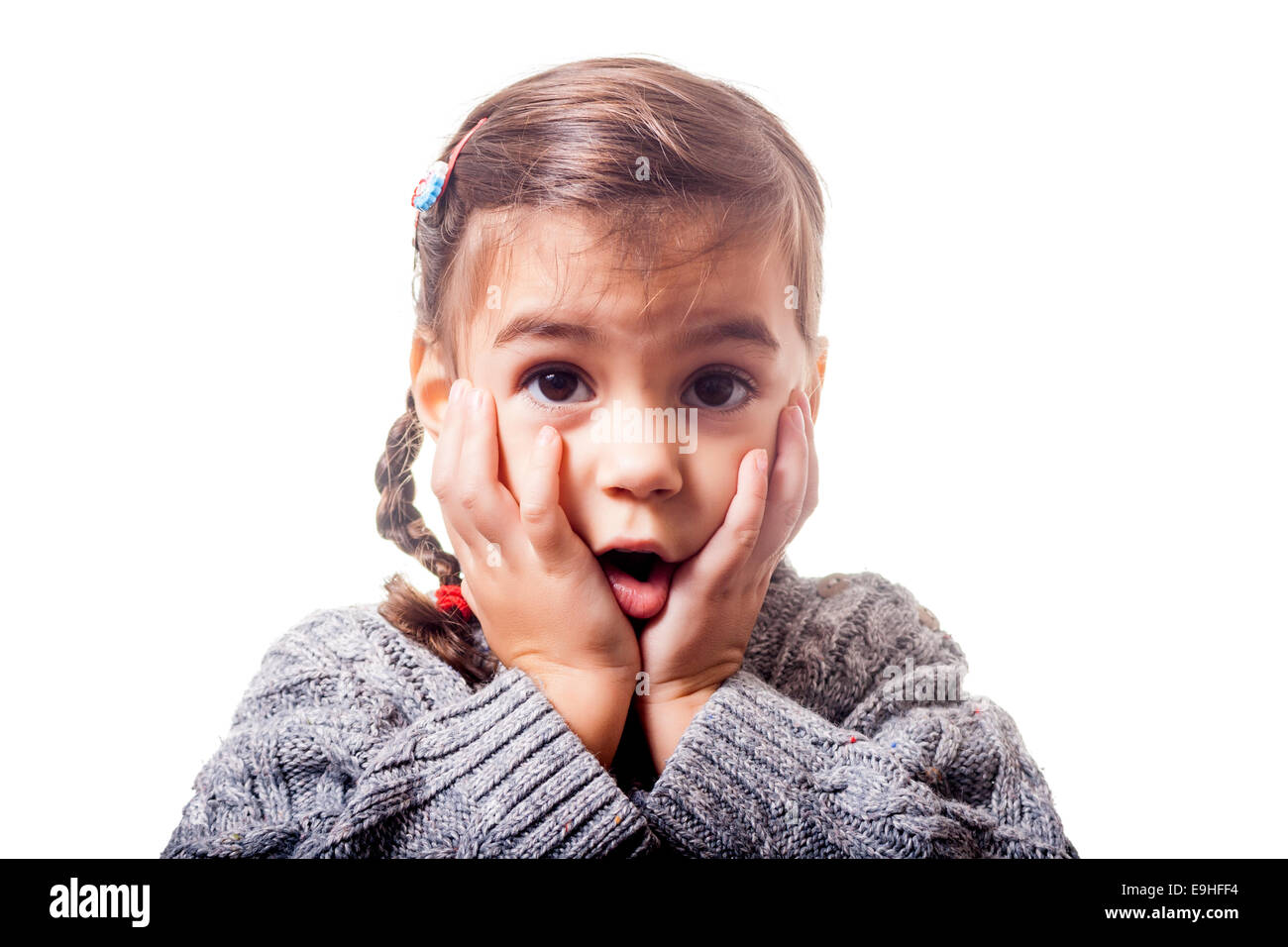 Erstaunt mädchen -Fotos und -Bildmaterial in hoher Auflösung – Alamy