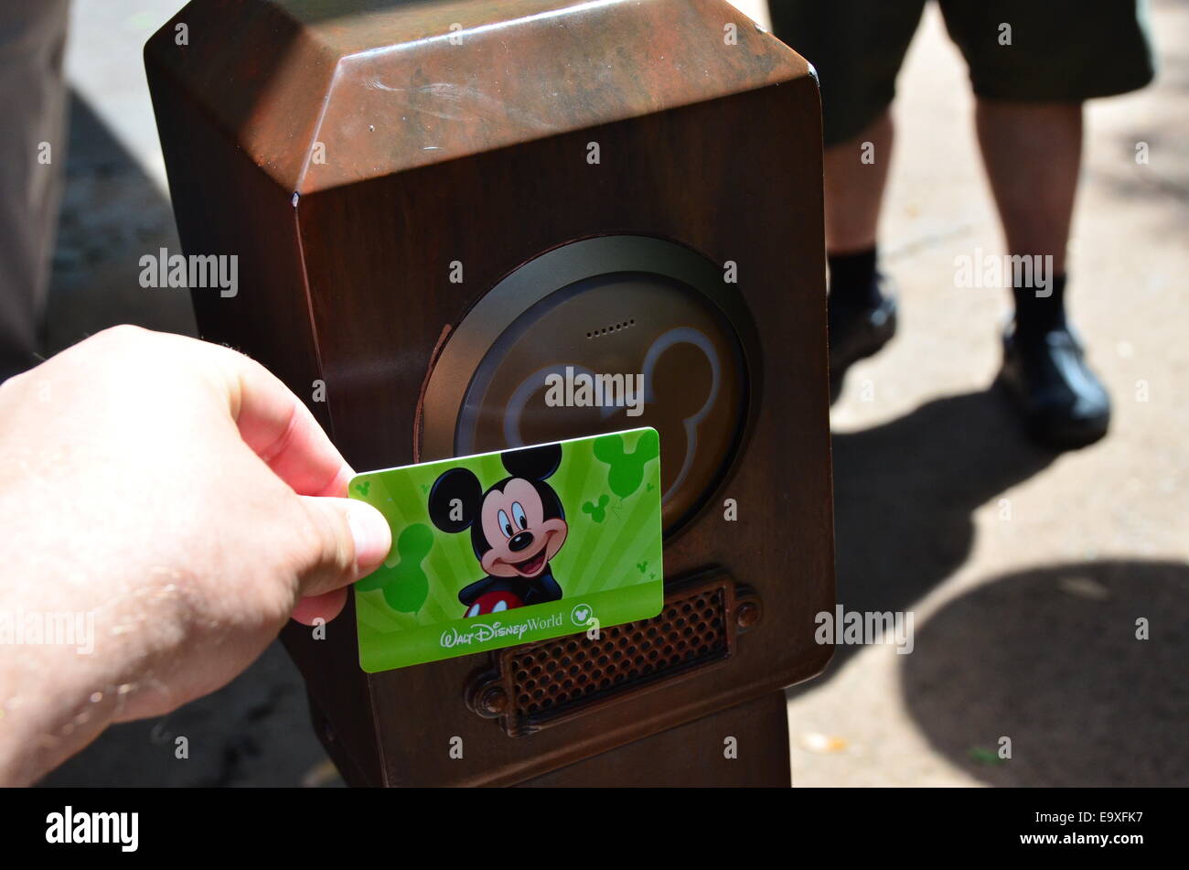 Walt Disney World Resort Park Tickets Eintritt Scanner für das Scannen ...