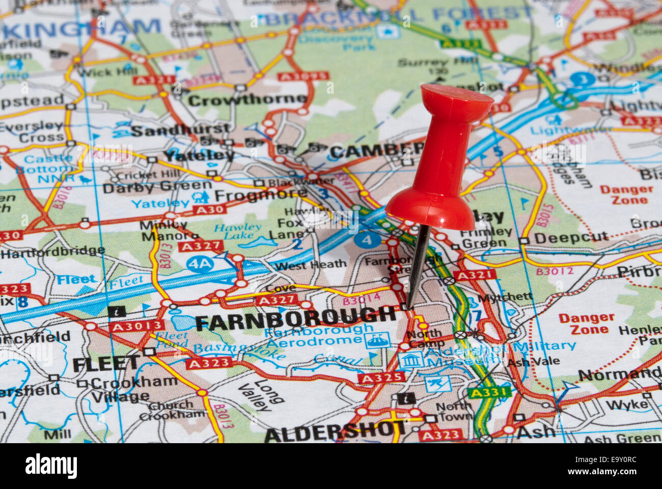 Farnborough karte -Fotos und -Bildmaterial in hoher Auflösung – Alamy