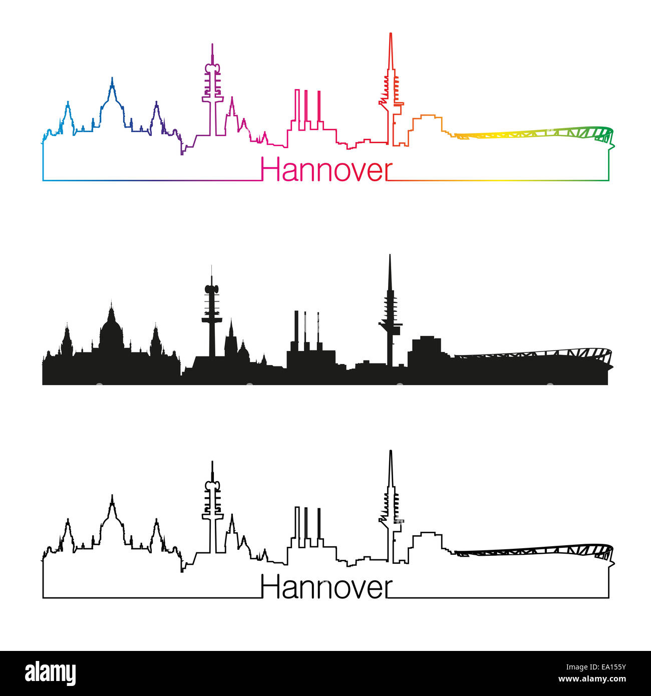 Hannover Skyline Stockfotos & Hannover Skyline Bilder - Alamy