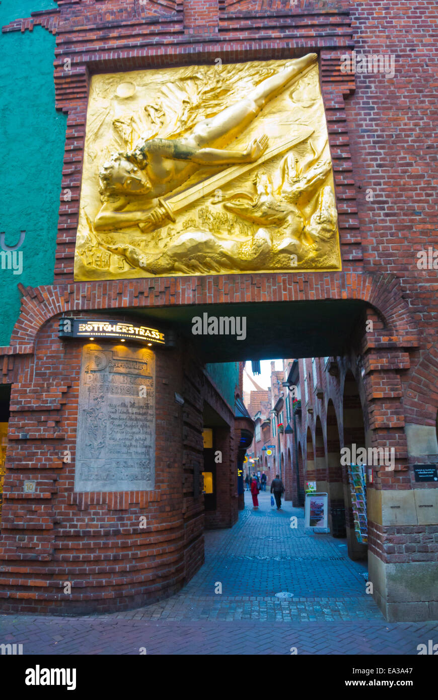 Germany Bremen Bremen Bottcherstrasse Stockfotos und -bilder Kaufen - Alamy